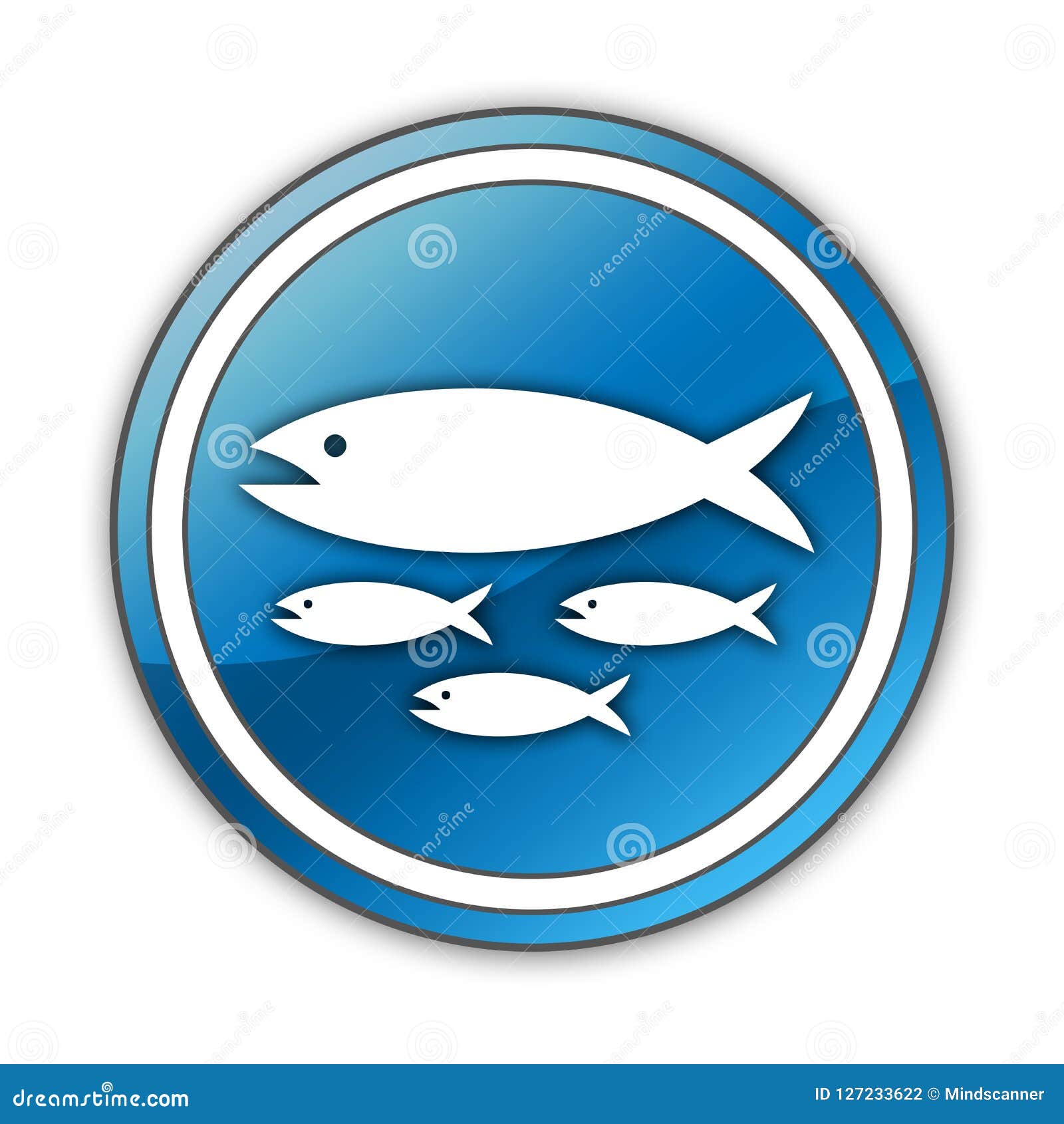Icon, Button, Pictogram Fish Hatchery Stock Illustration - Illustration ...
