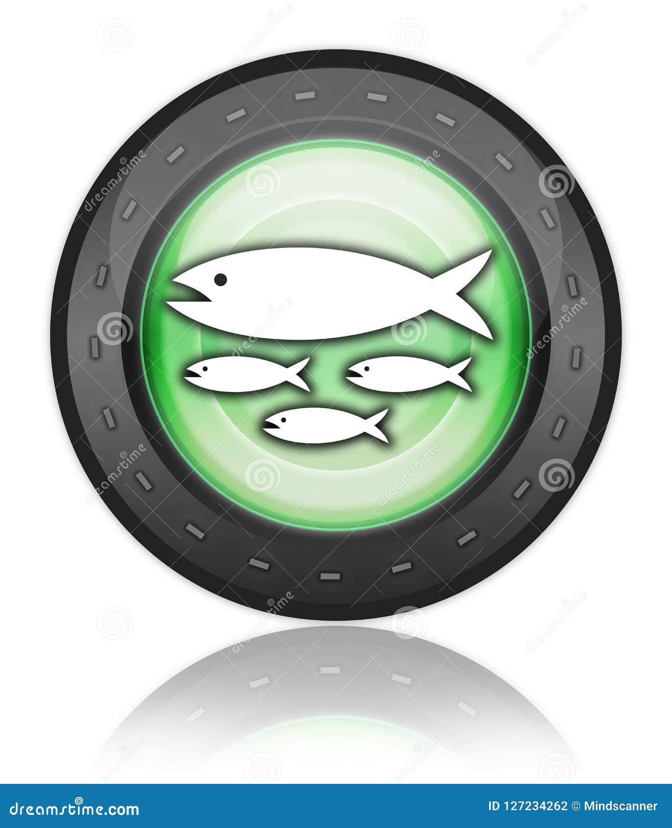 Icon, Button, Pictogram Fish Hatchery Stock Illustration - Illustration ...