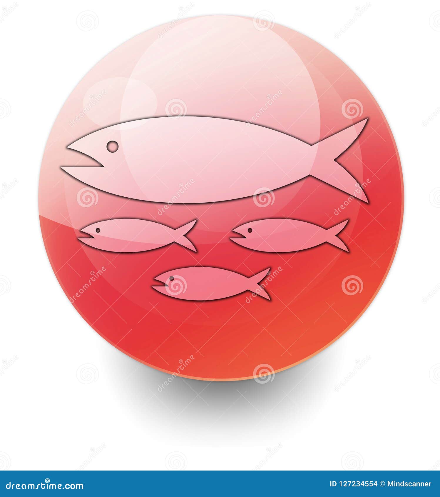 Icon, Button, Pictogram Fish Hatchery Stock Illustration - Illustration ...