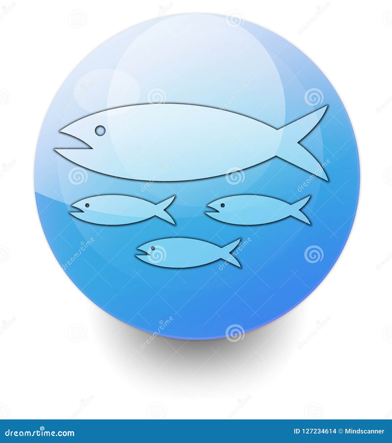 Icon, Button, Pictogram Fish Hatchery Stock Illustration - Illustration ...