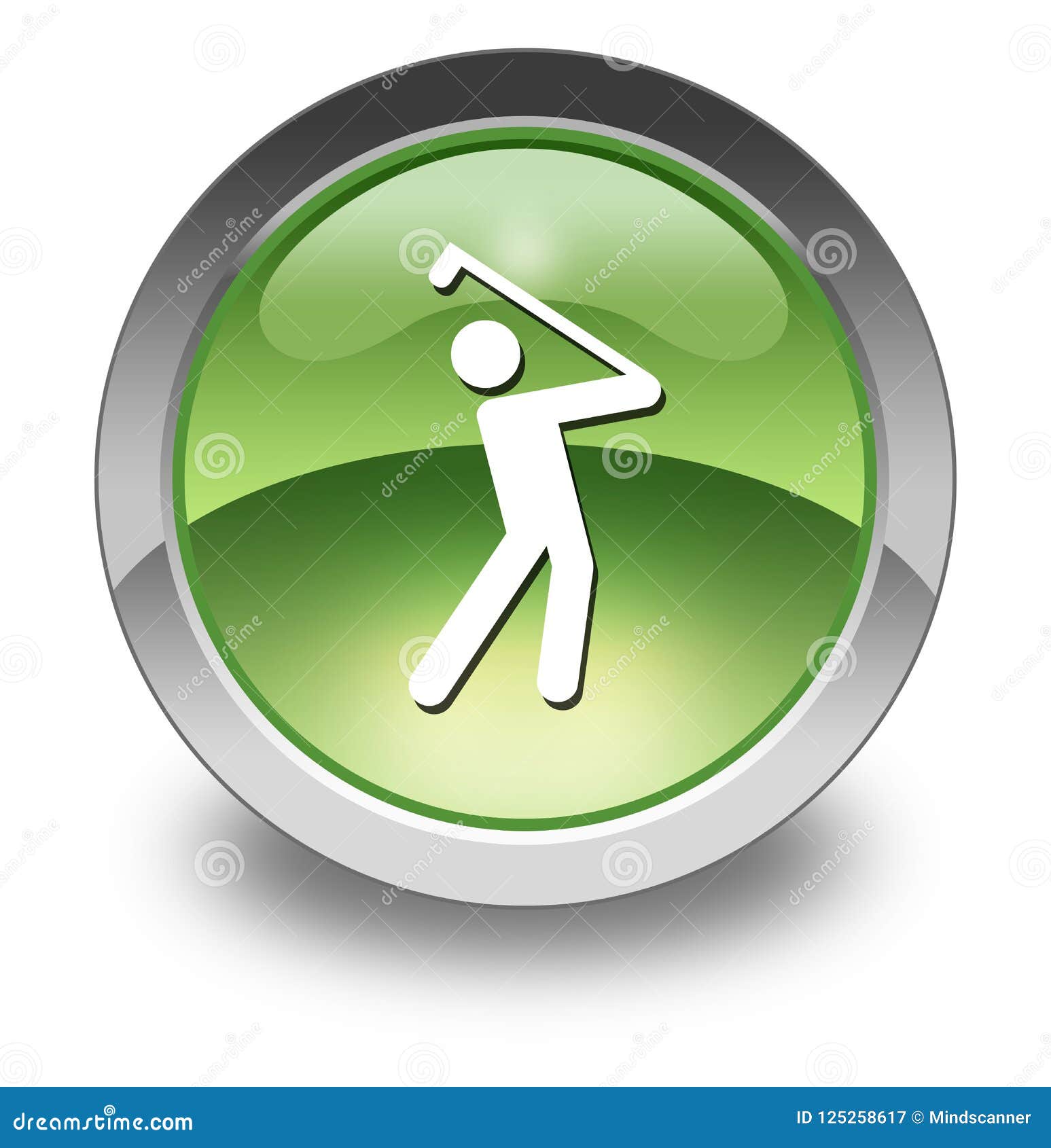 Icon, Button, Pictogram Golfing Stock Illustration - Illustration of ...