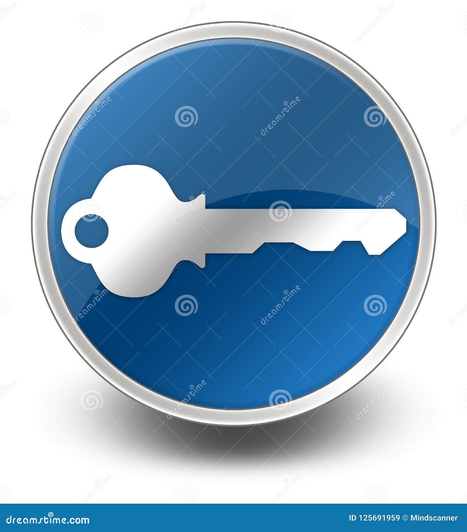 Icon, Button, Pictogram Key Stock Illustration - Illustration of ...