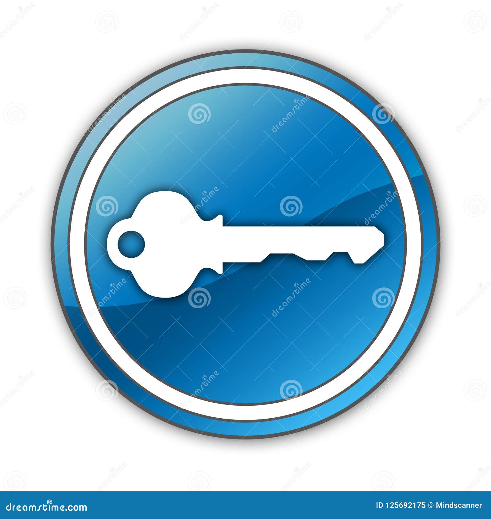 Icon, Button, Pictogram Key Stock Illustration - Illustration of ...
