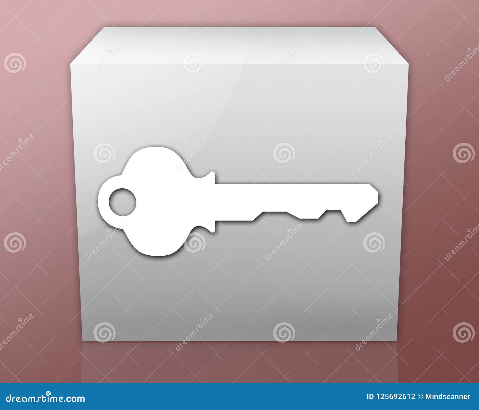 Icon, Button, Pictogram Key Stock Illustration - Illustration of secure ...