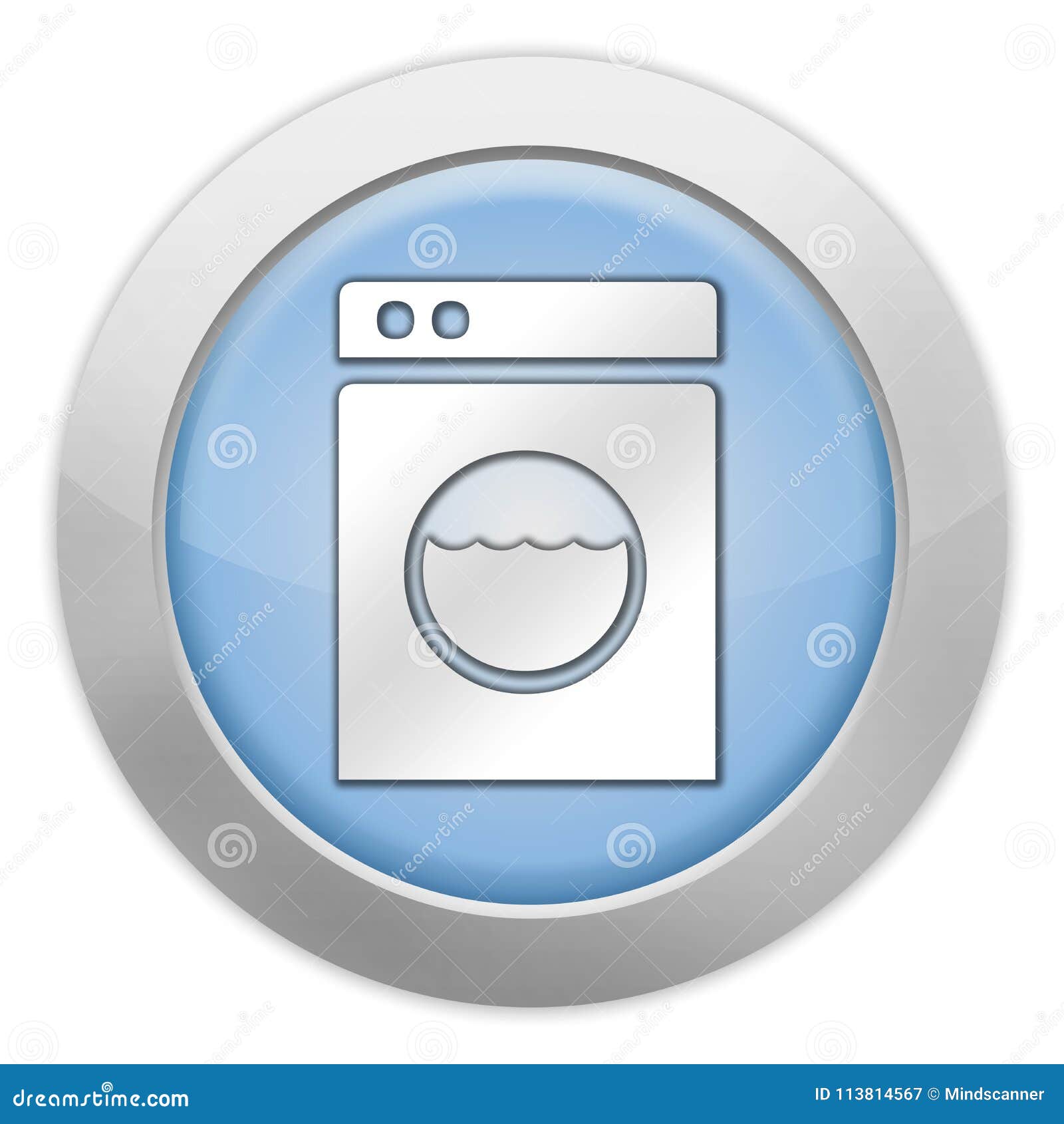 Icon, Button, Pictogram Laundromat Stock Illustration - Illustration of ...