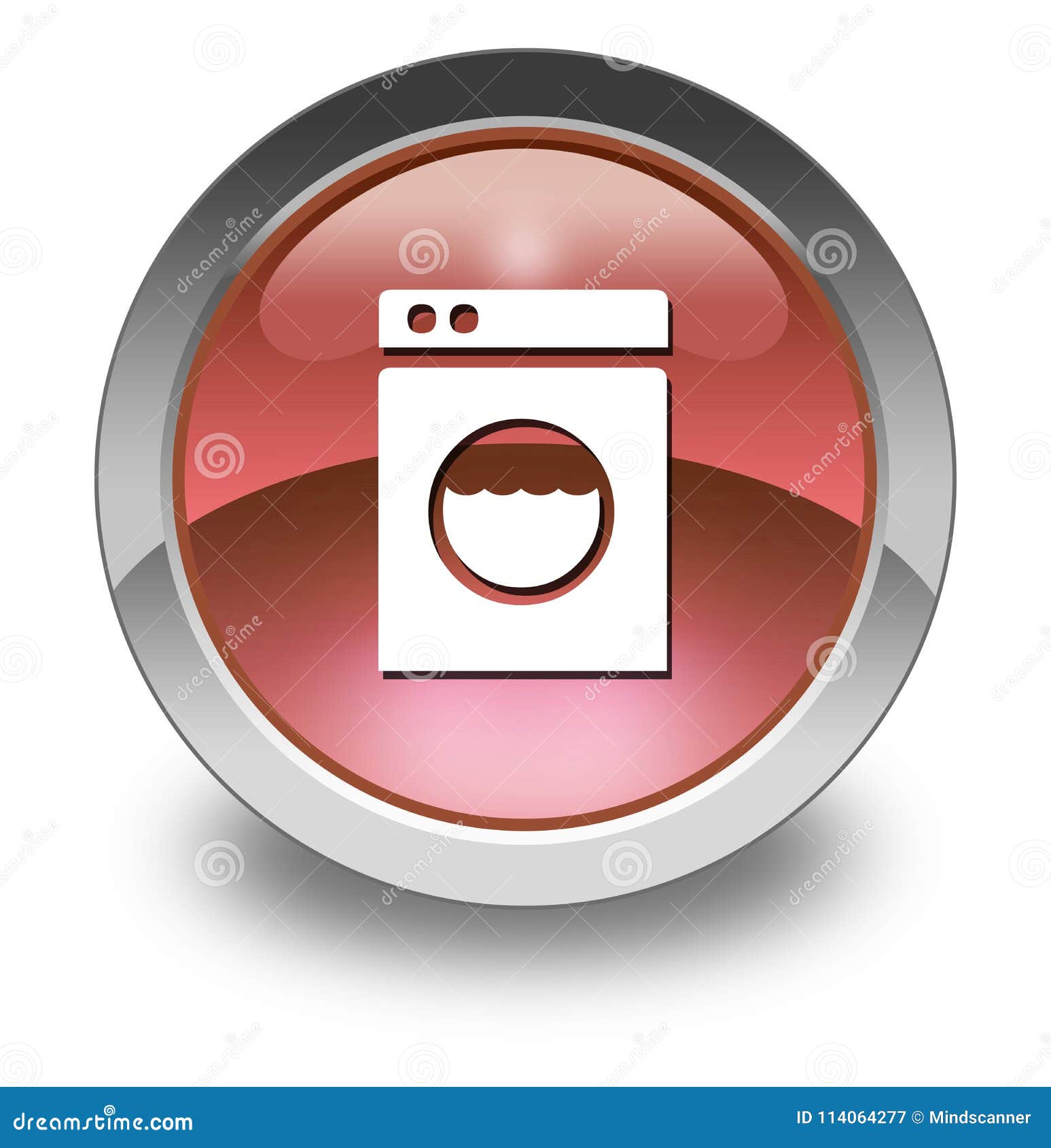 Icon, Button, Pictogram Laundromat Stock Illustration - Illustration of ...
