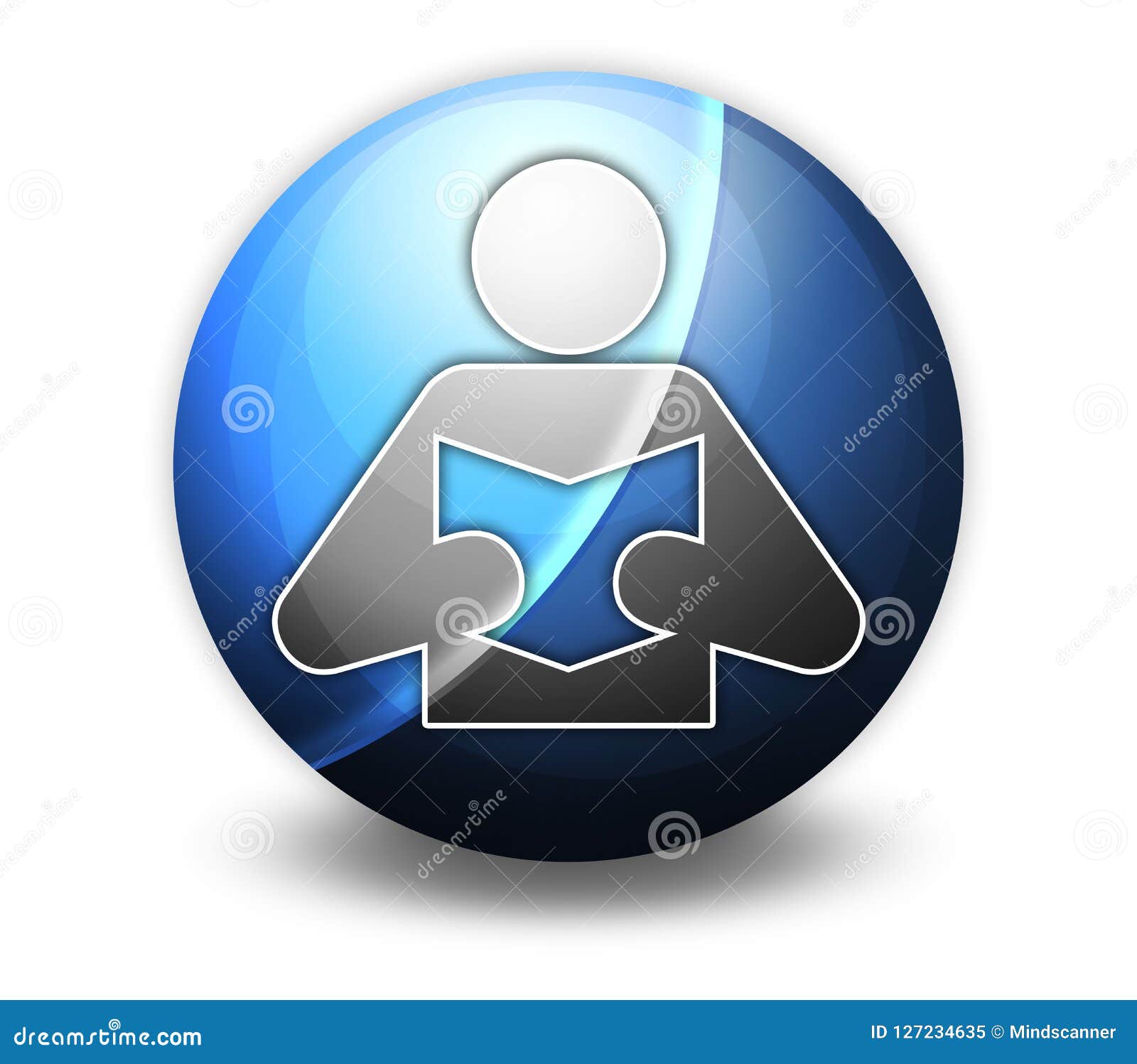 Icon, Button, Pictogram Library Stock Illustration - Illustration of ...