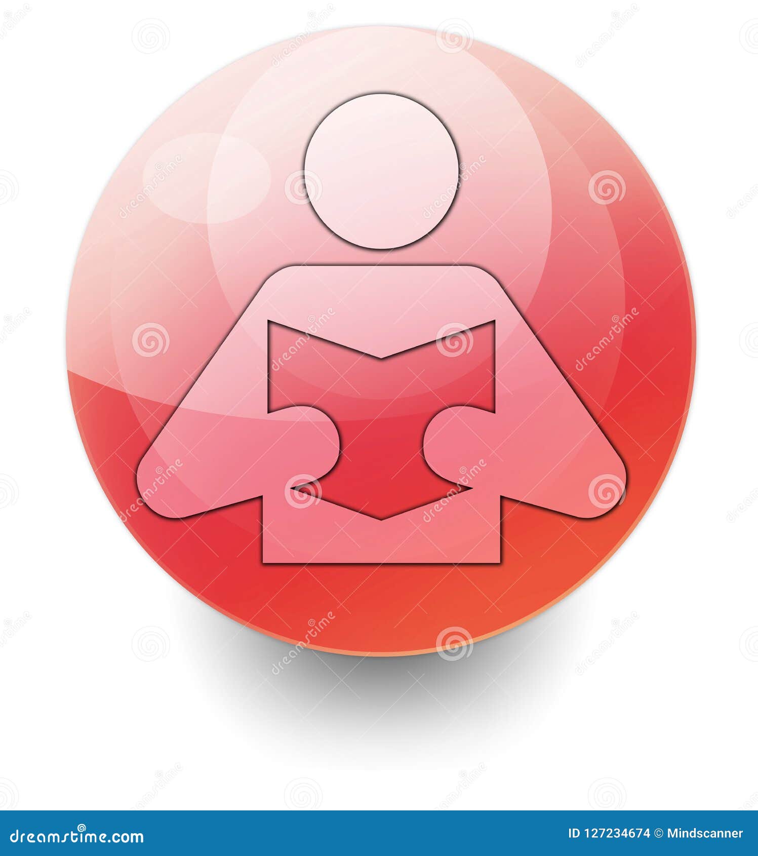 Icon, Button, Pictogram Library Stock Illustration - Illustration of ...