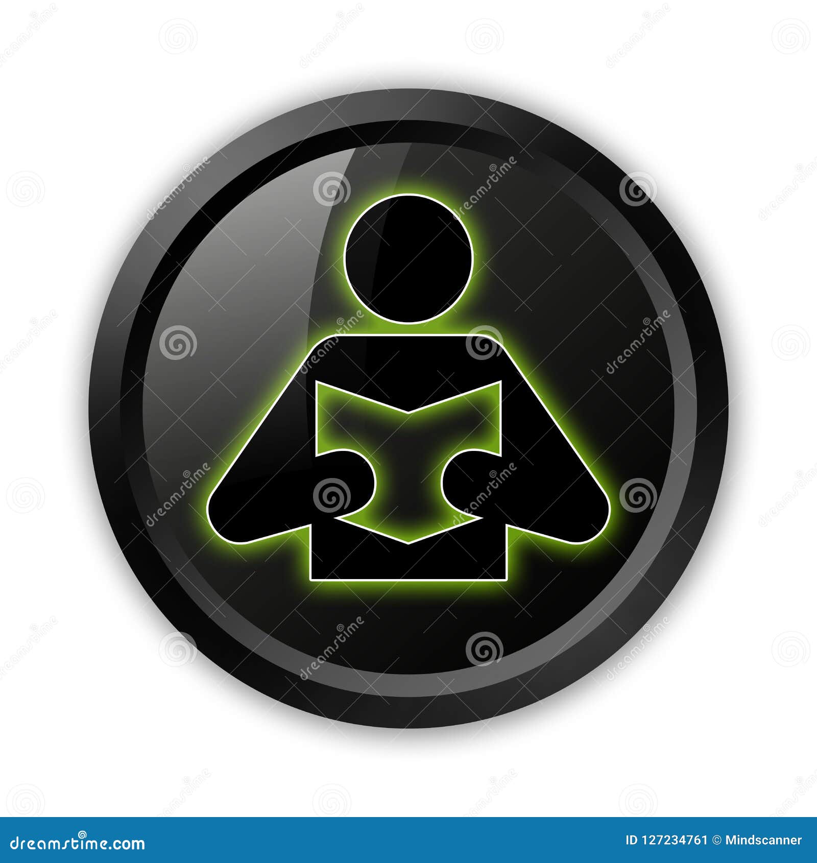 Icon, Button, Pictogram Library Stock Illustration - Illustration of ...