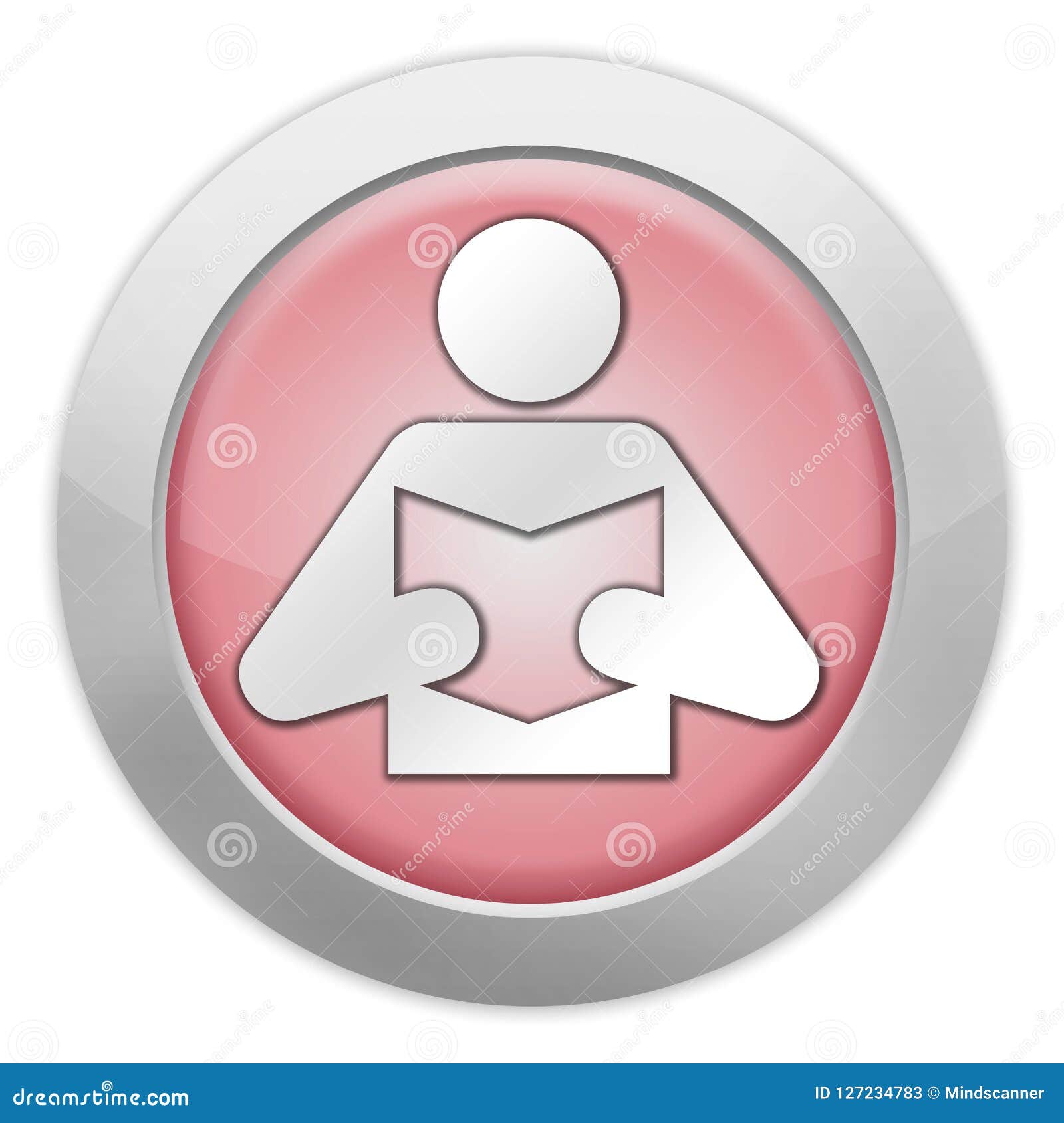 Icon, Button, Pictogram Library Stock Illustration - Illustration of ...