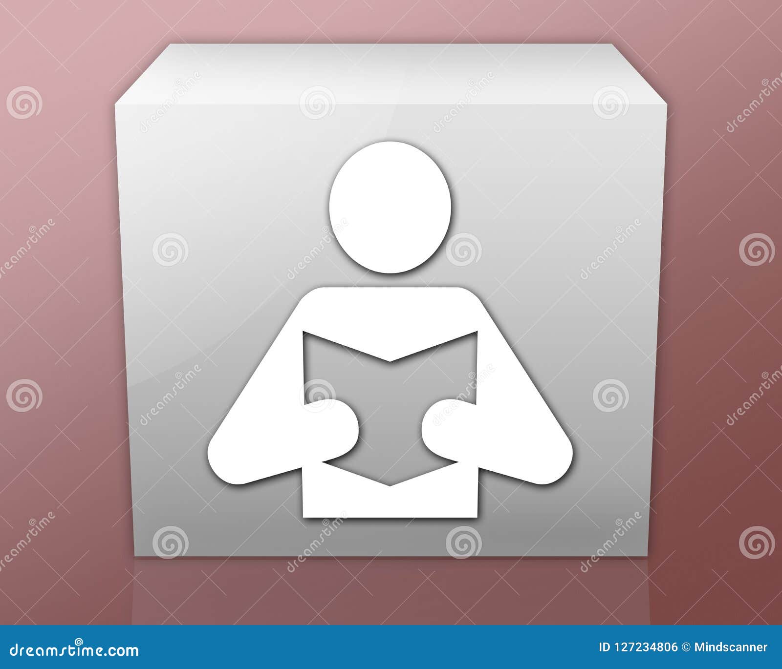 Icon, Button, Pictogram Library Stock Illustration - Illustration of ...