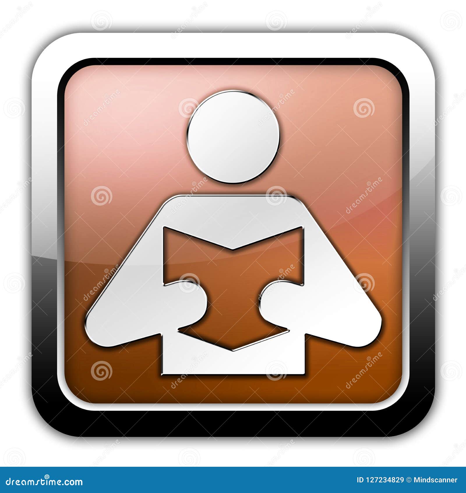 Icon, Button, Pictogram Library Stock Illustration - Illustration of ...