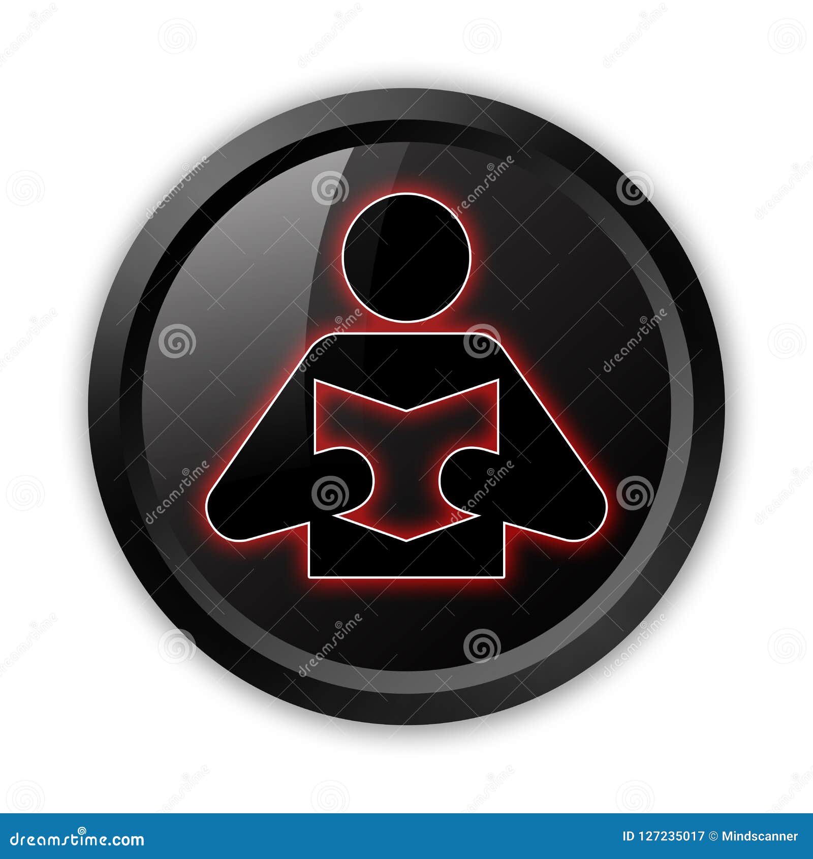 Icon, Button, Pictogram Library Stock Illustration - Illustration of ...