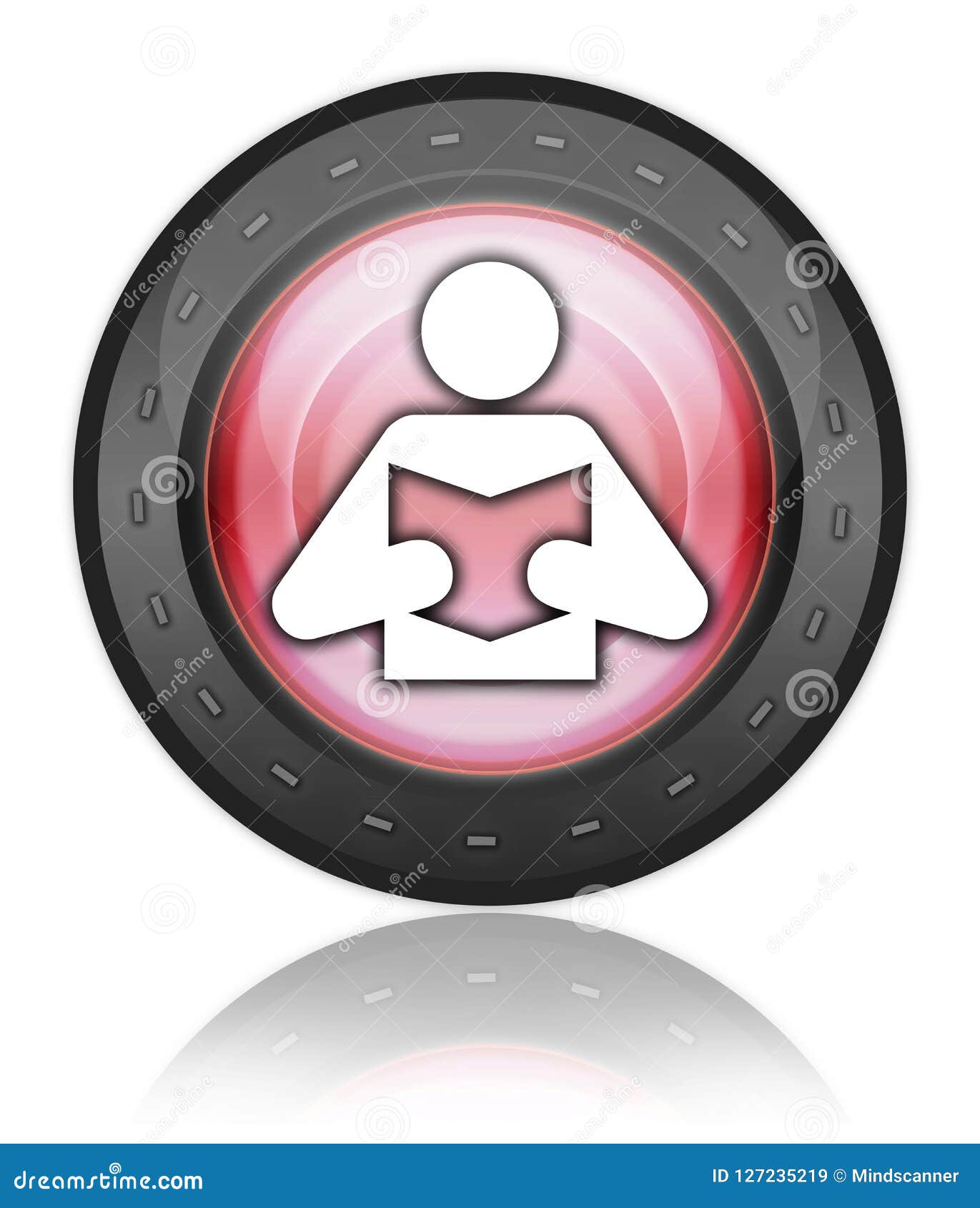 Icon, Button, Pictogram Library Stock Illustration - Illustration of ...