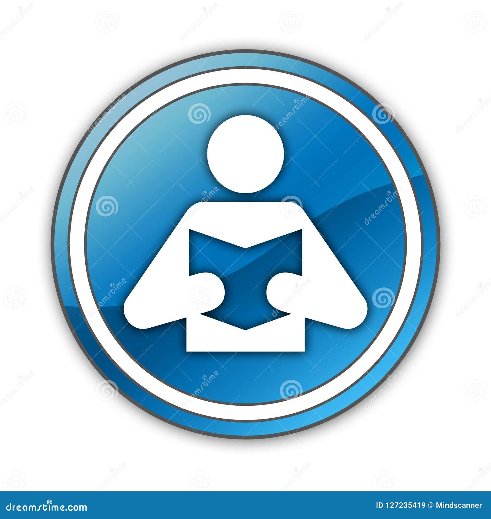 Icon, Button, Pictogram Library Stock Illustration - Illustration of ...