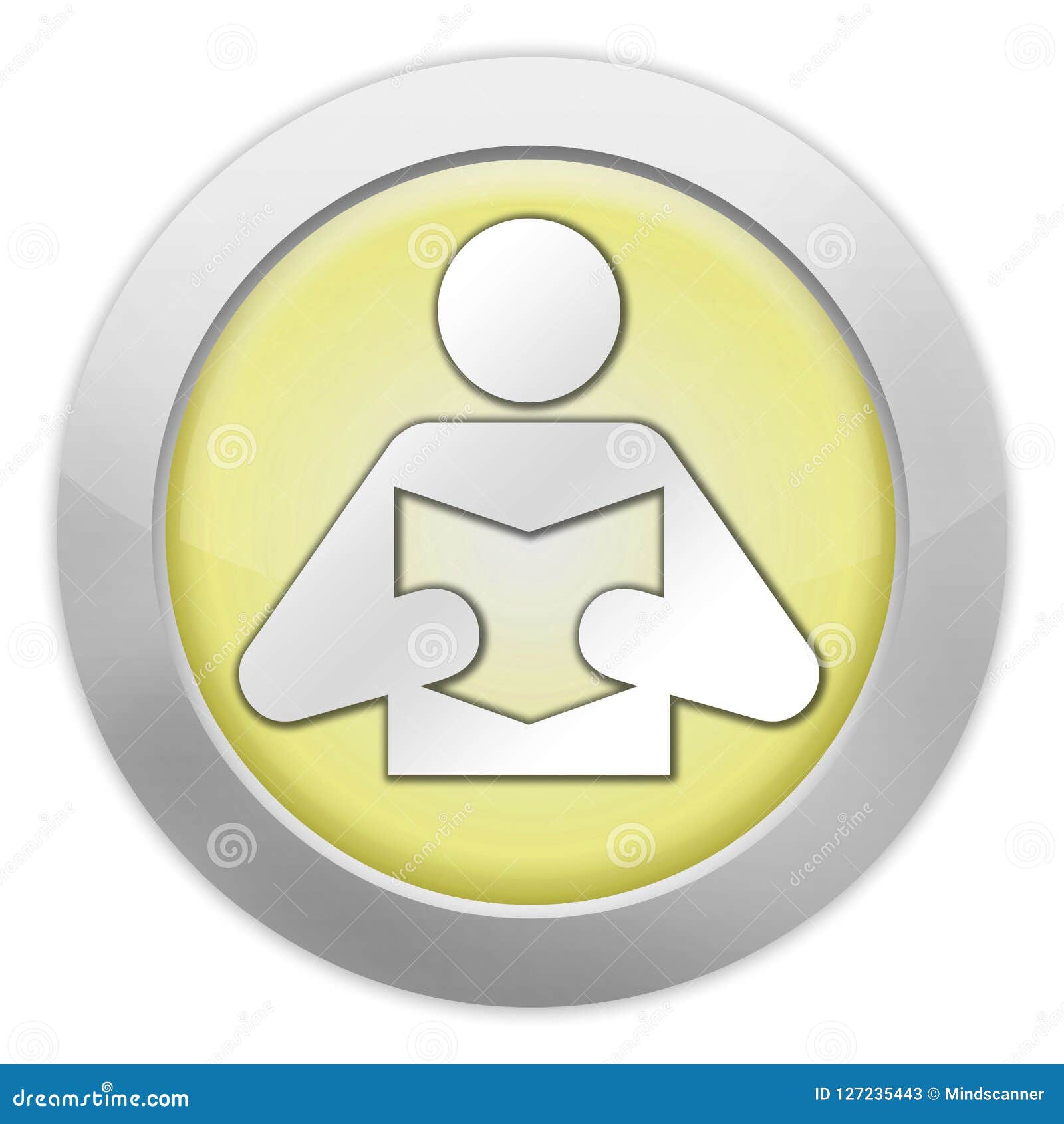 Icon, Button, Pictogram Library Stock Illustration - Illustration of ...