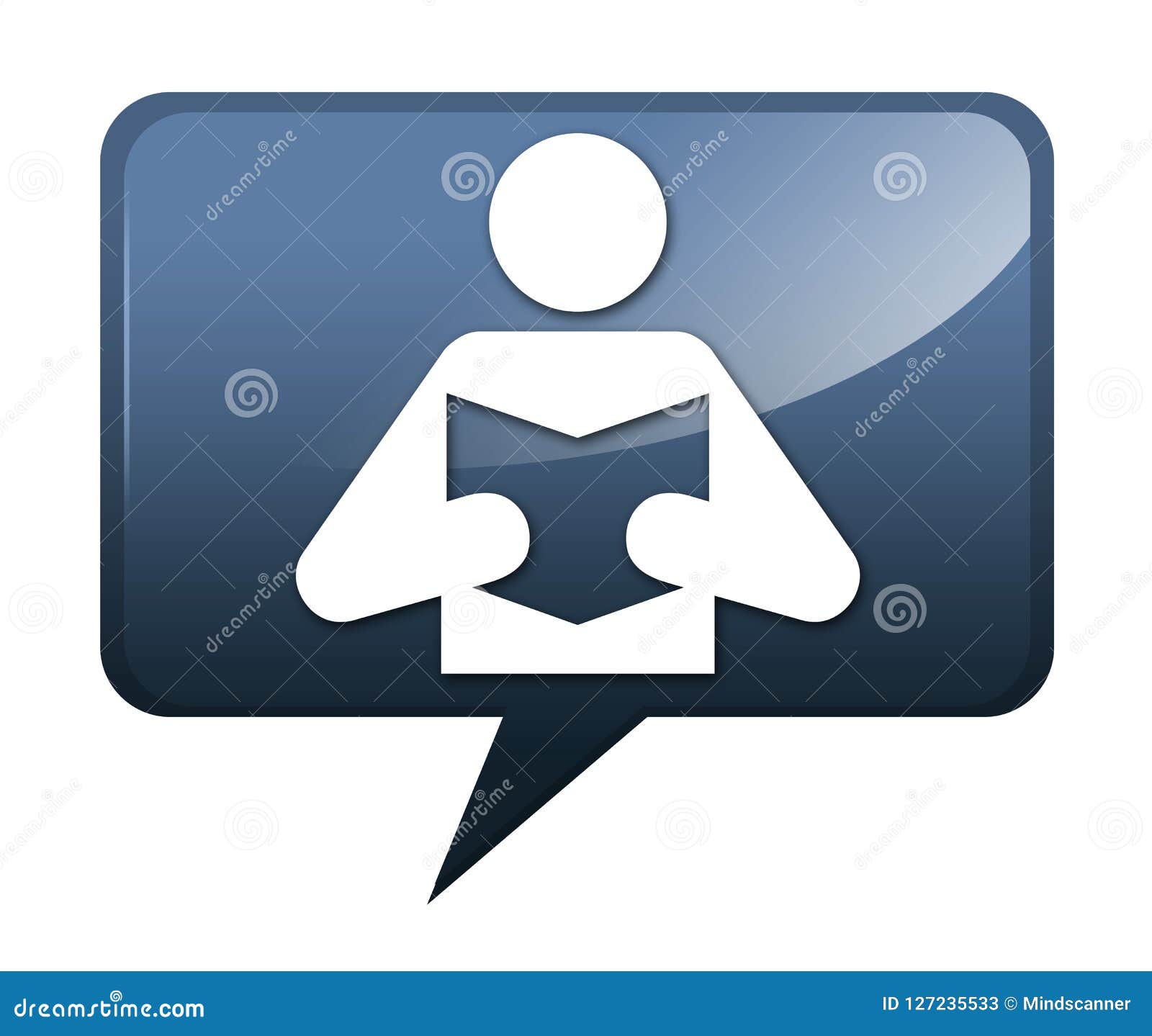 Icon, Button, Pictogram Library Stock Illustration - Illustration of ...