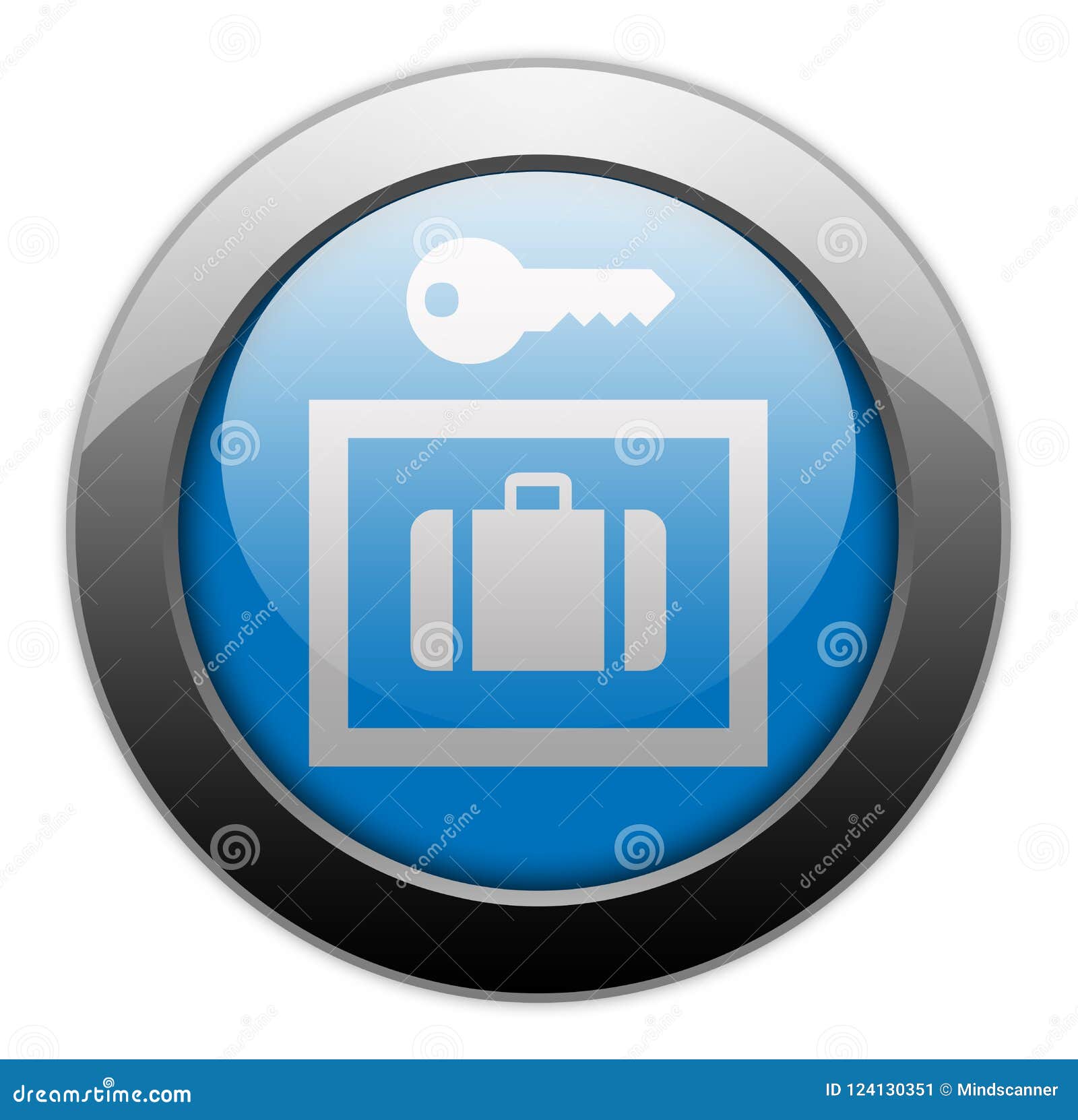 Icon, Button, Pictogram Locker Stock Illustration - Illustration of ...