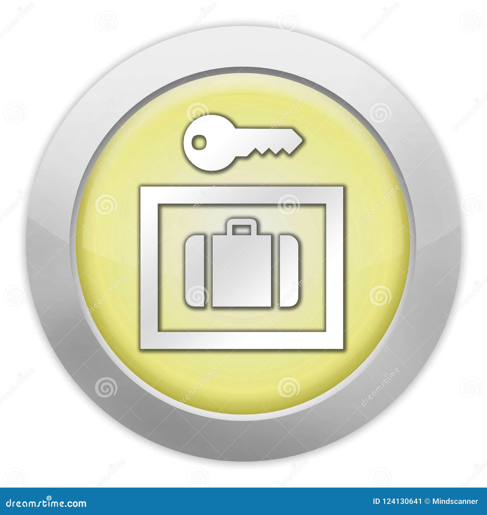 Icon, Button, Pictogram Locker Stock Illustration - Illustration of ...