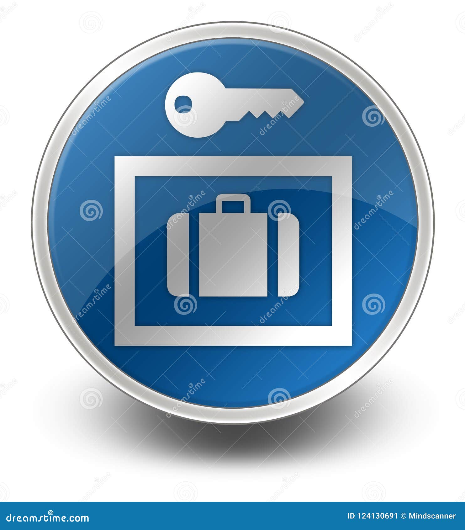 Icon, Button, Pictogram Locker Stock Illustration - Illustration of ...