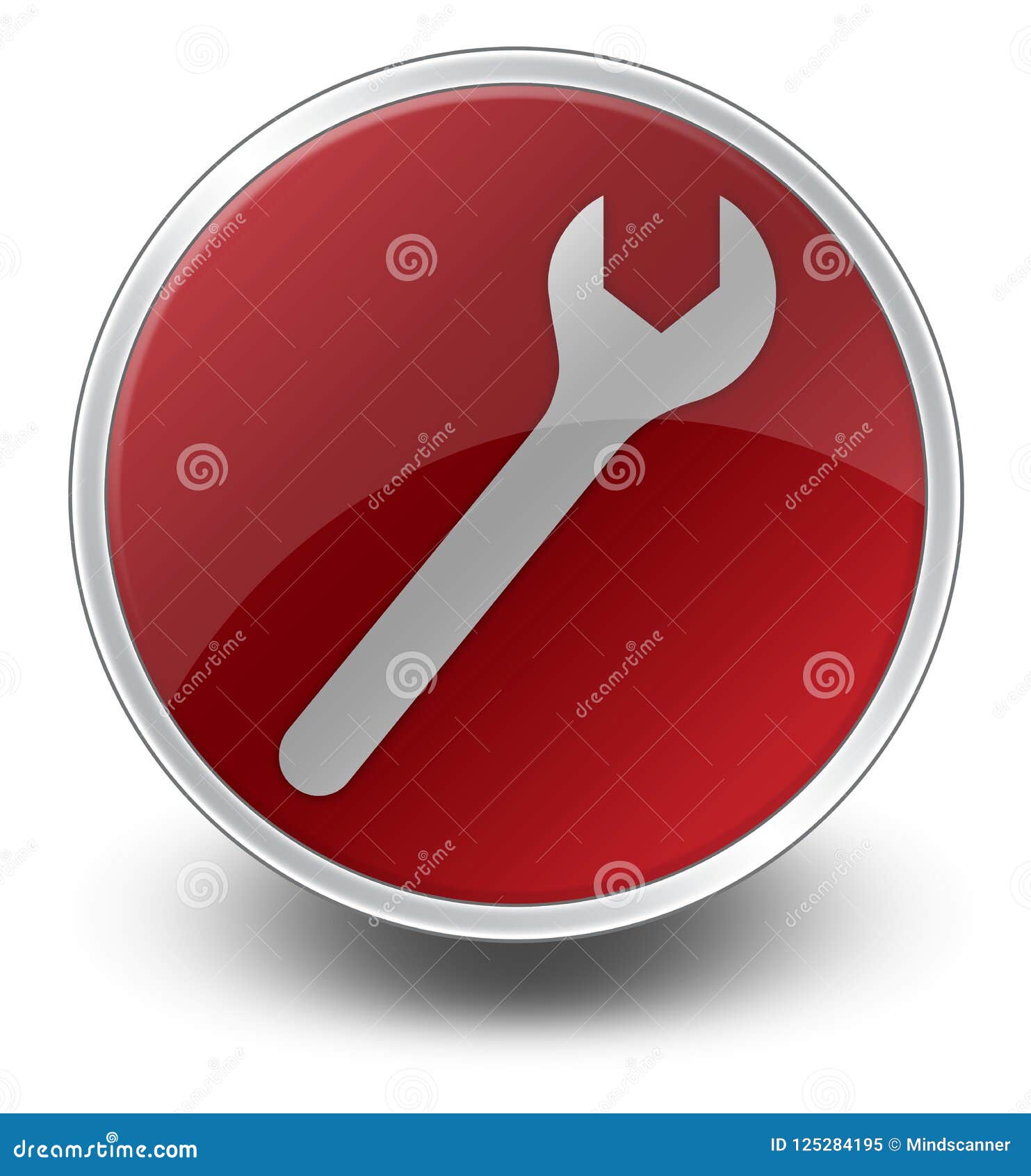 Icon, Button, Pictogram Mechanic Stock Illustration - Illustration of ...