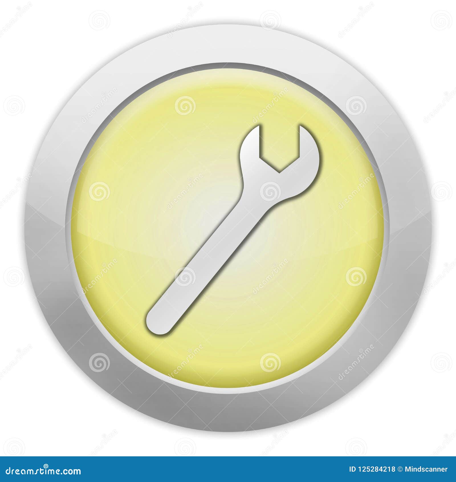 Icon, Button, Pictogram Mechanic Stock Illustration - Illustration of ...