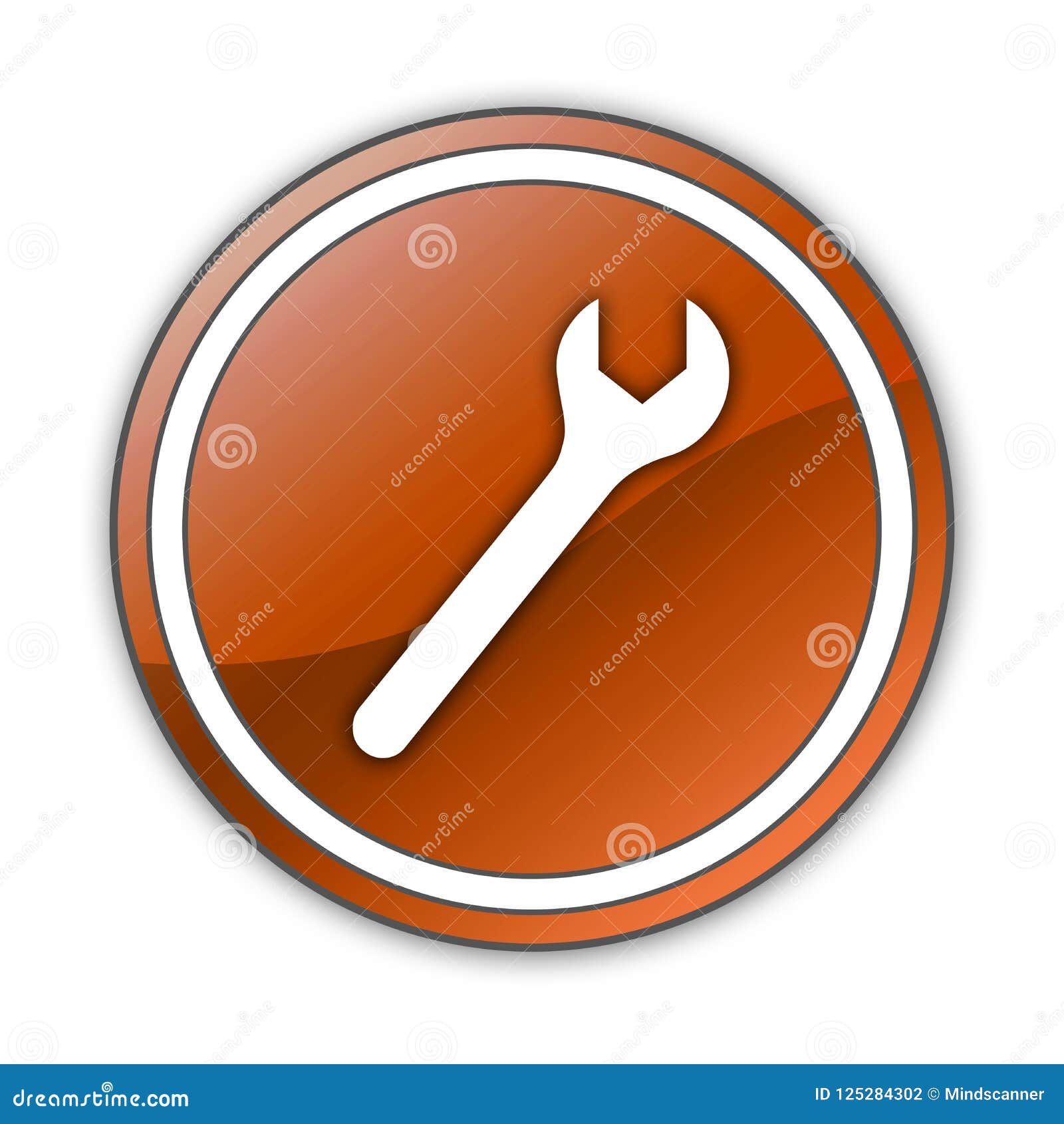 Icon, Button, Pictogram Mechanic Stock Illustration - Illustration of ...