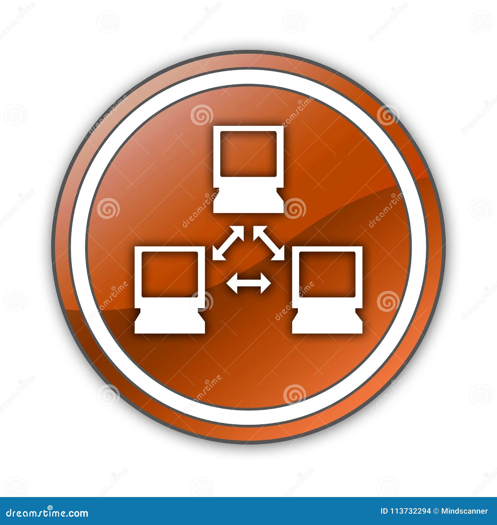 Icon, Button, Pictogram Network Stock Illustration - Illustration of ...