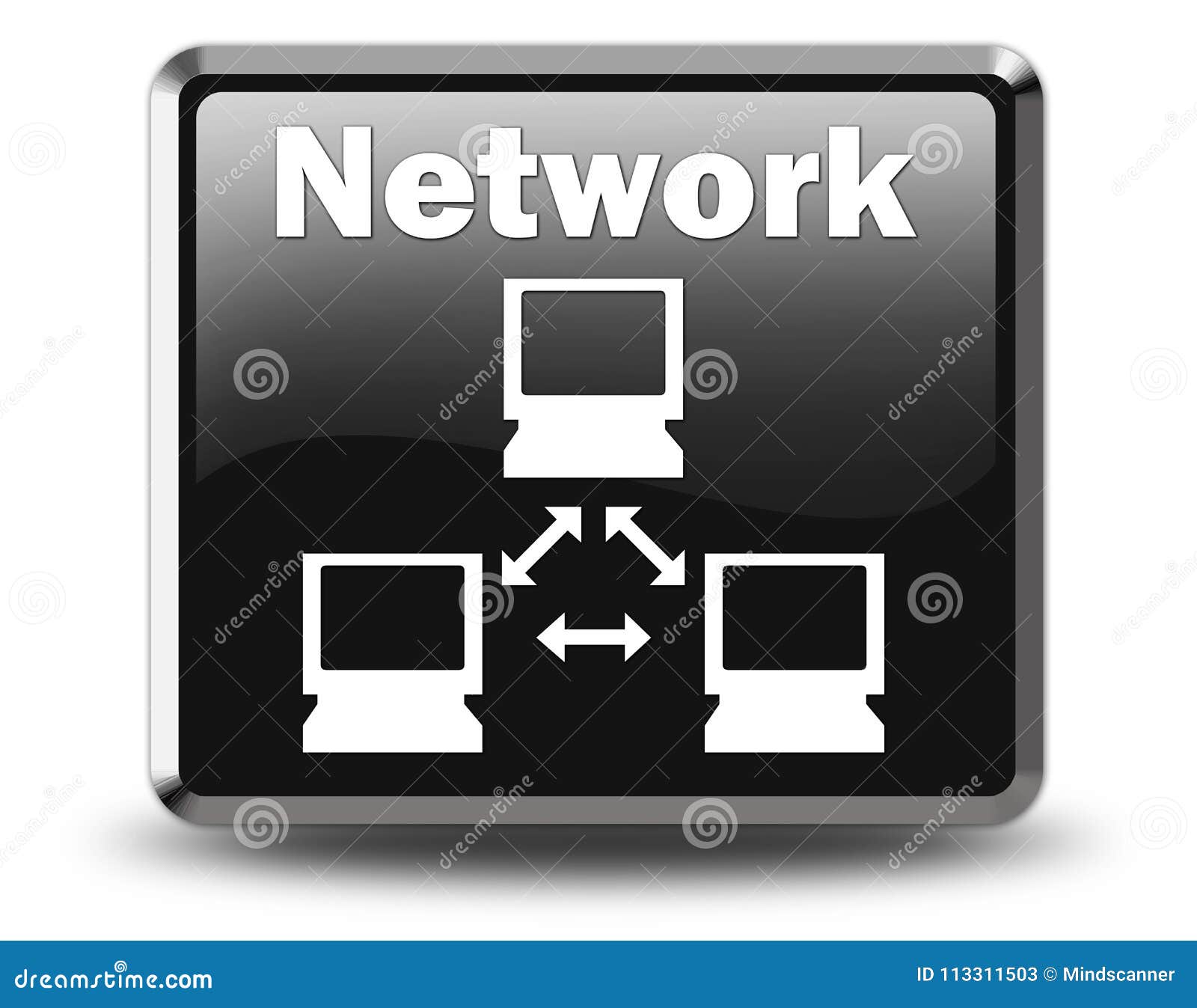 Icon, Button, Pictogram Network Stock Illustration - Illustration of ...
