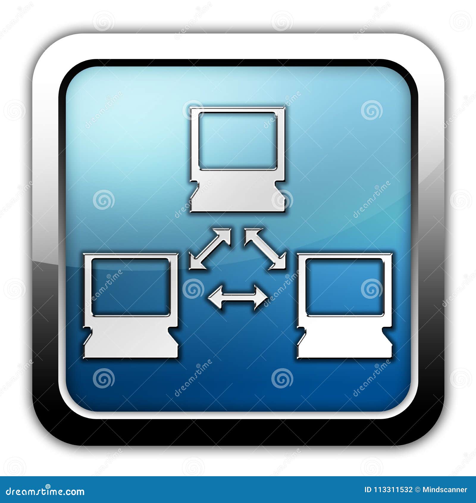 Icon, Button, Pictogram Network Stock Illustration - Illustration of ...