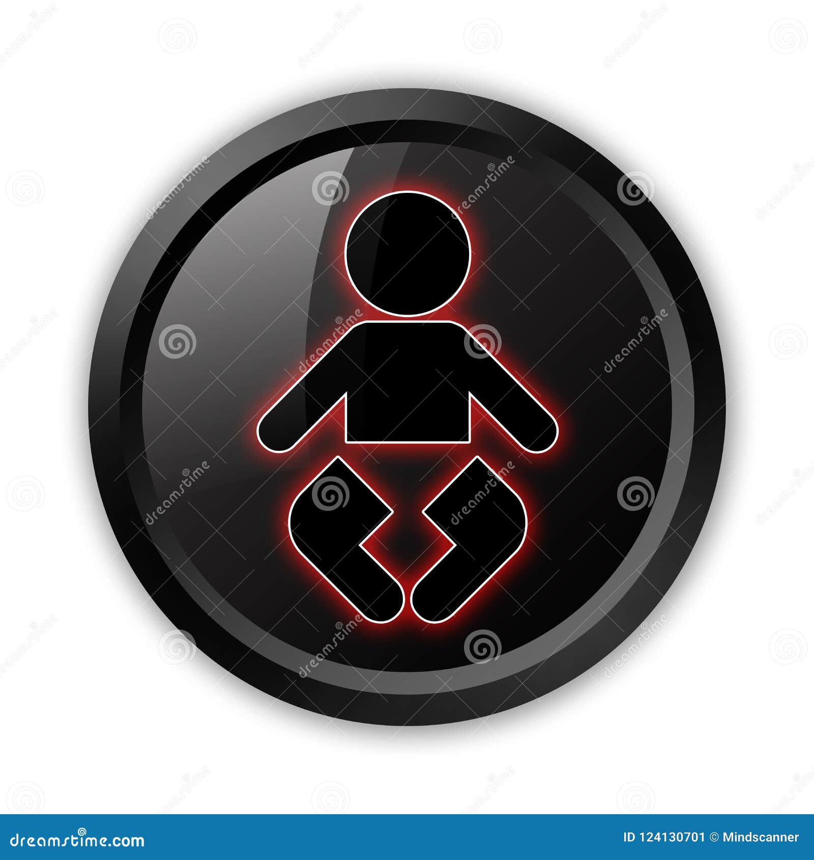 Icon, Button, Pictogram Nursery Stock Illustration - Illustration of ...