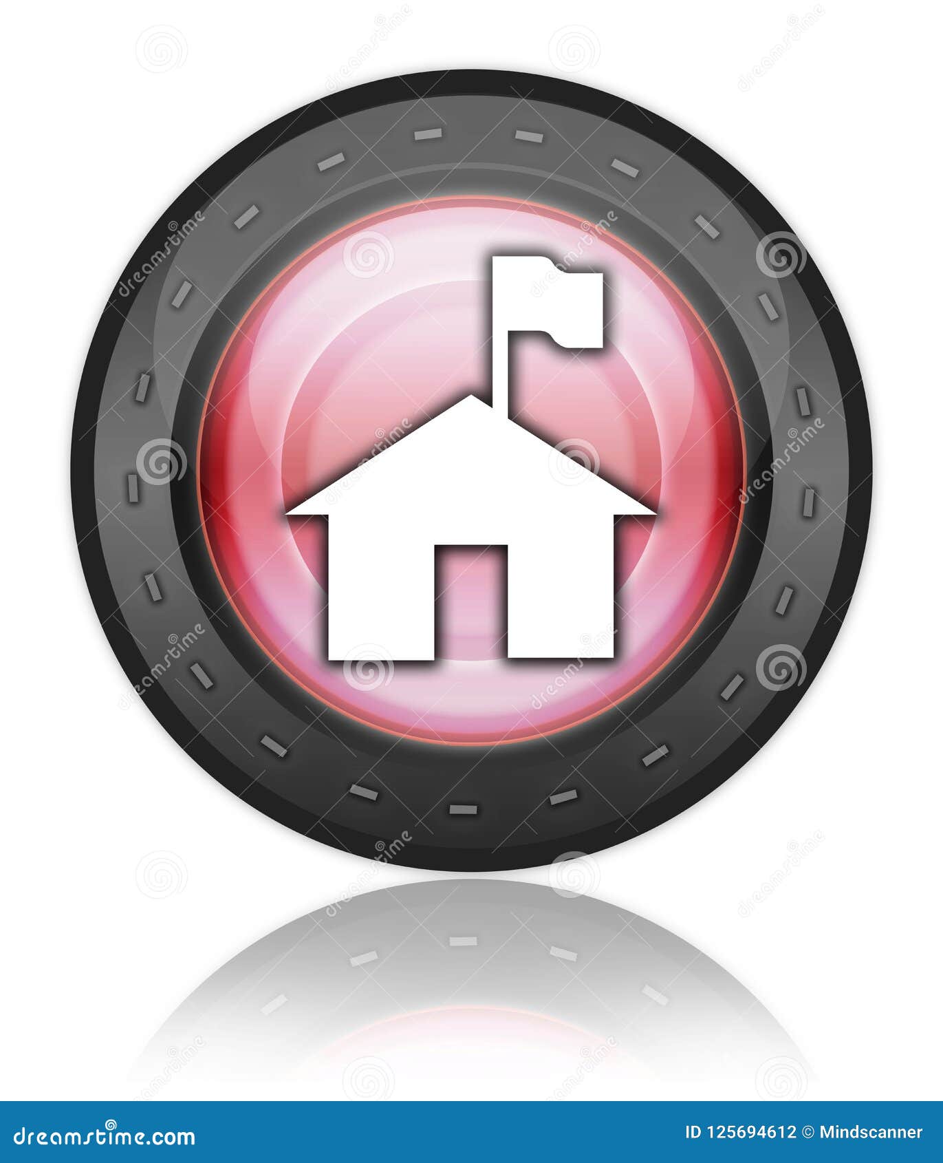 Icon, Button, Pictogram Ranger Station Stock Illustration ...