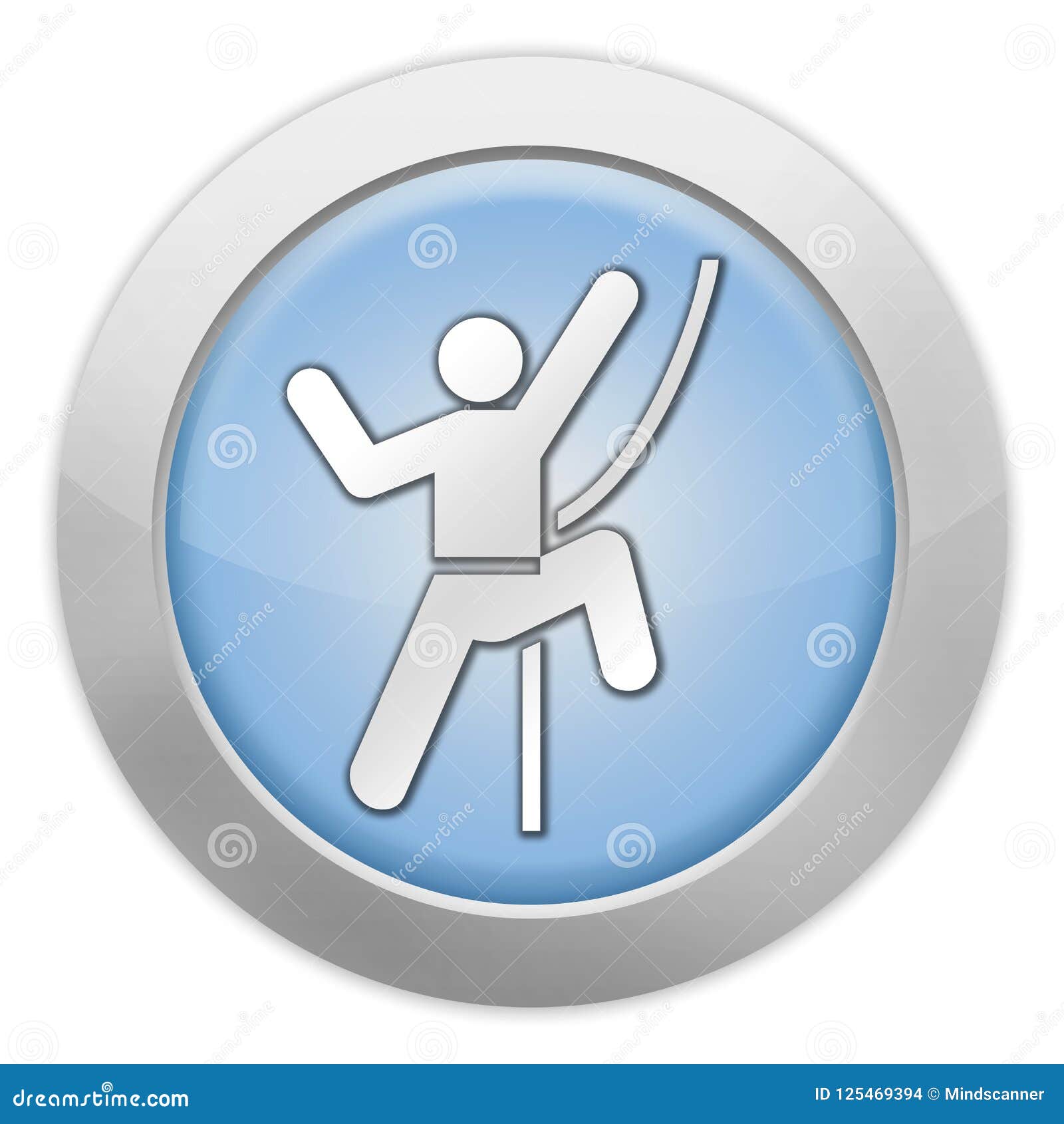 Icon, Button, Pictogram Rock Climbing Stock Illustration - Illustration ...