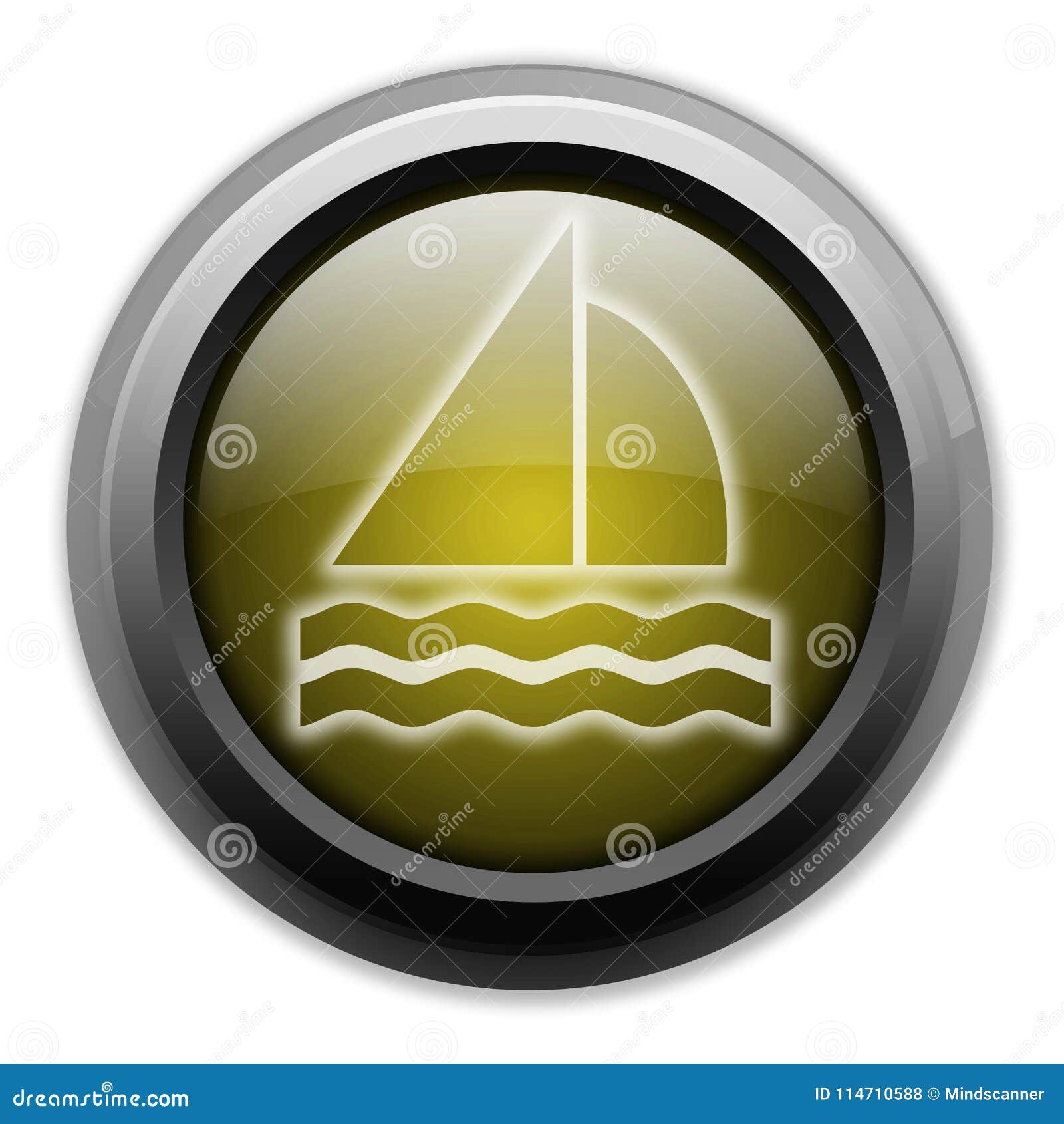 Icon, Button, Pictogram Sailing Stock Illustration - Illustration of ...