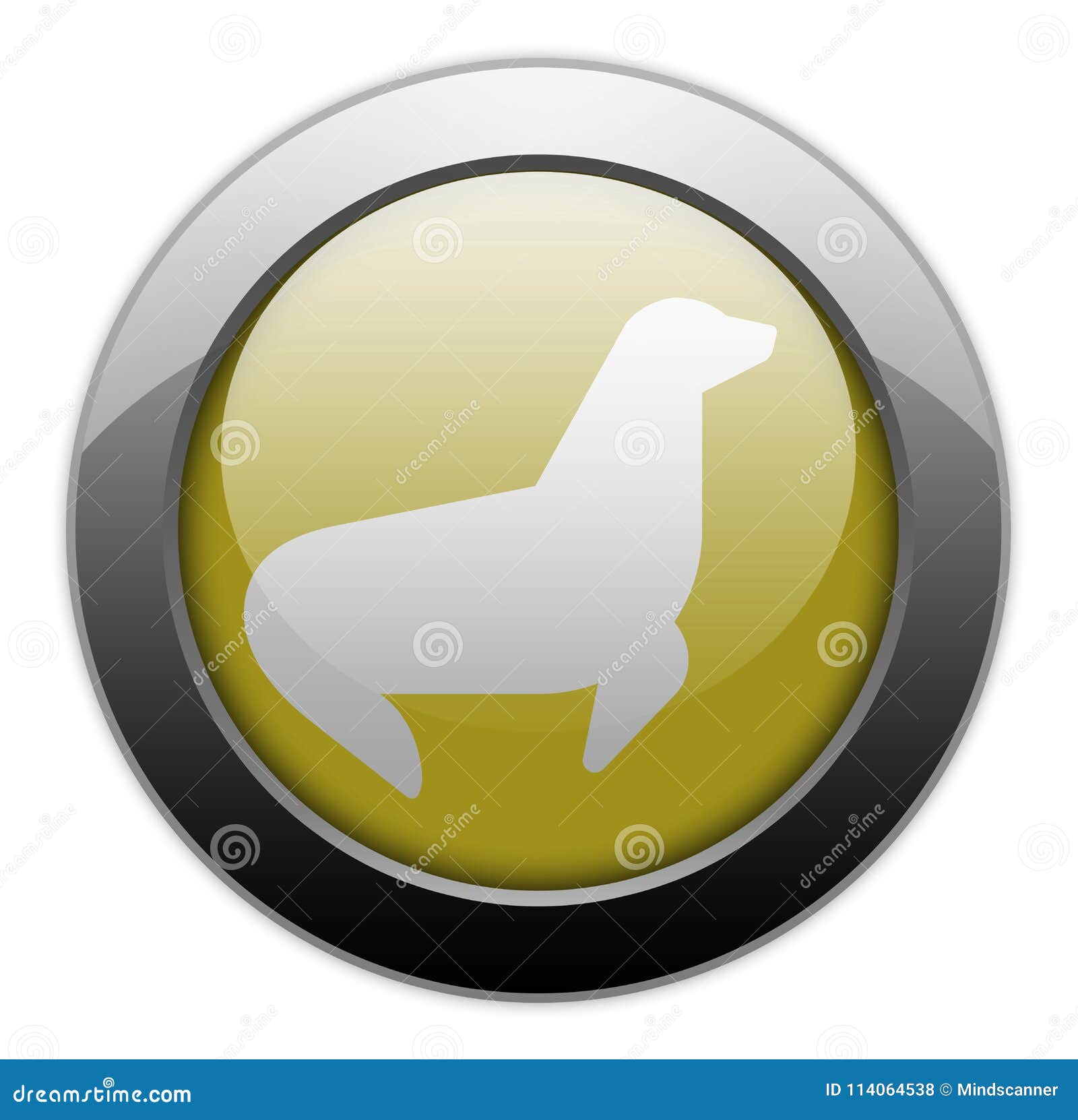 Icon, Button, Pictogram Seal Stock Illustration - Illustration of ...