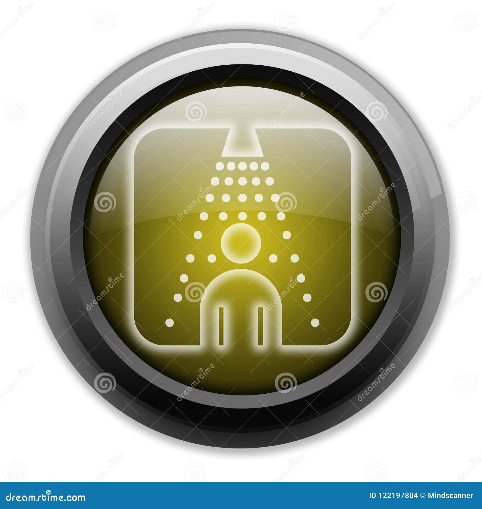 Icon, Button, Pictogram Shower Stock Illustration - Illustration of ...
