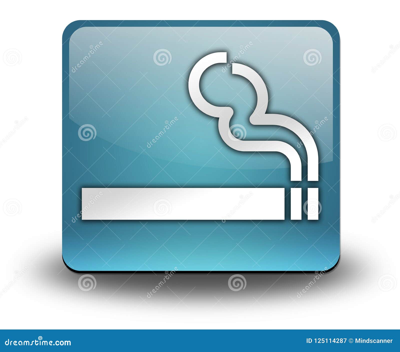 Icon, Button, Pictogram Smoking Area Stock Illustration - Illustration ...