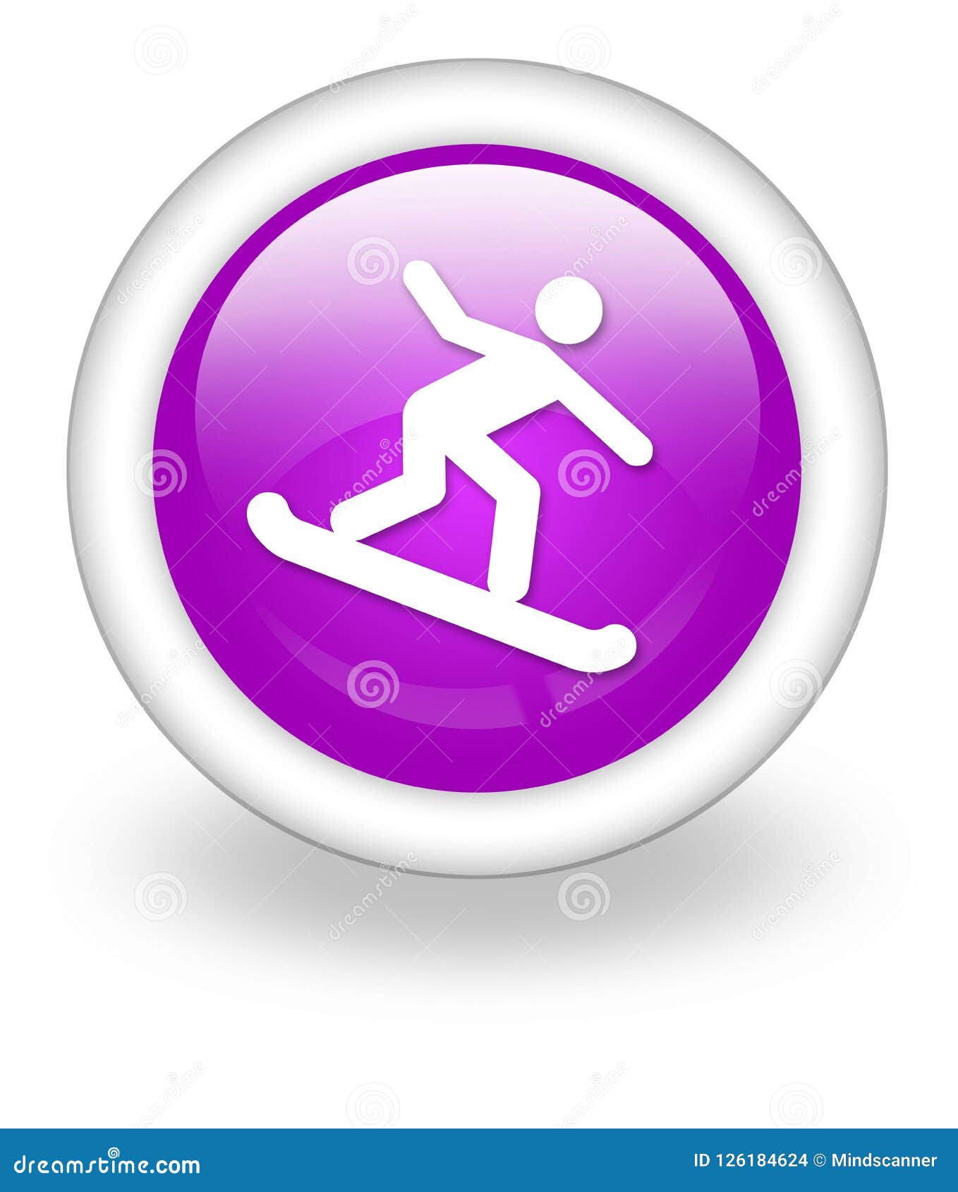 Icon, Button, Pictogram Snowboarding Stock Illustration - Illustration ...