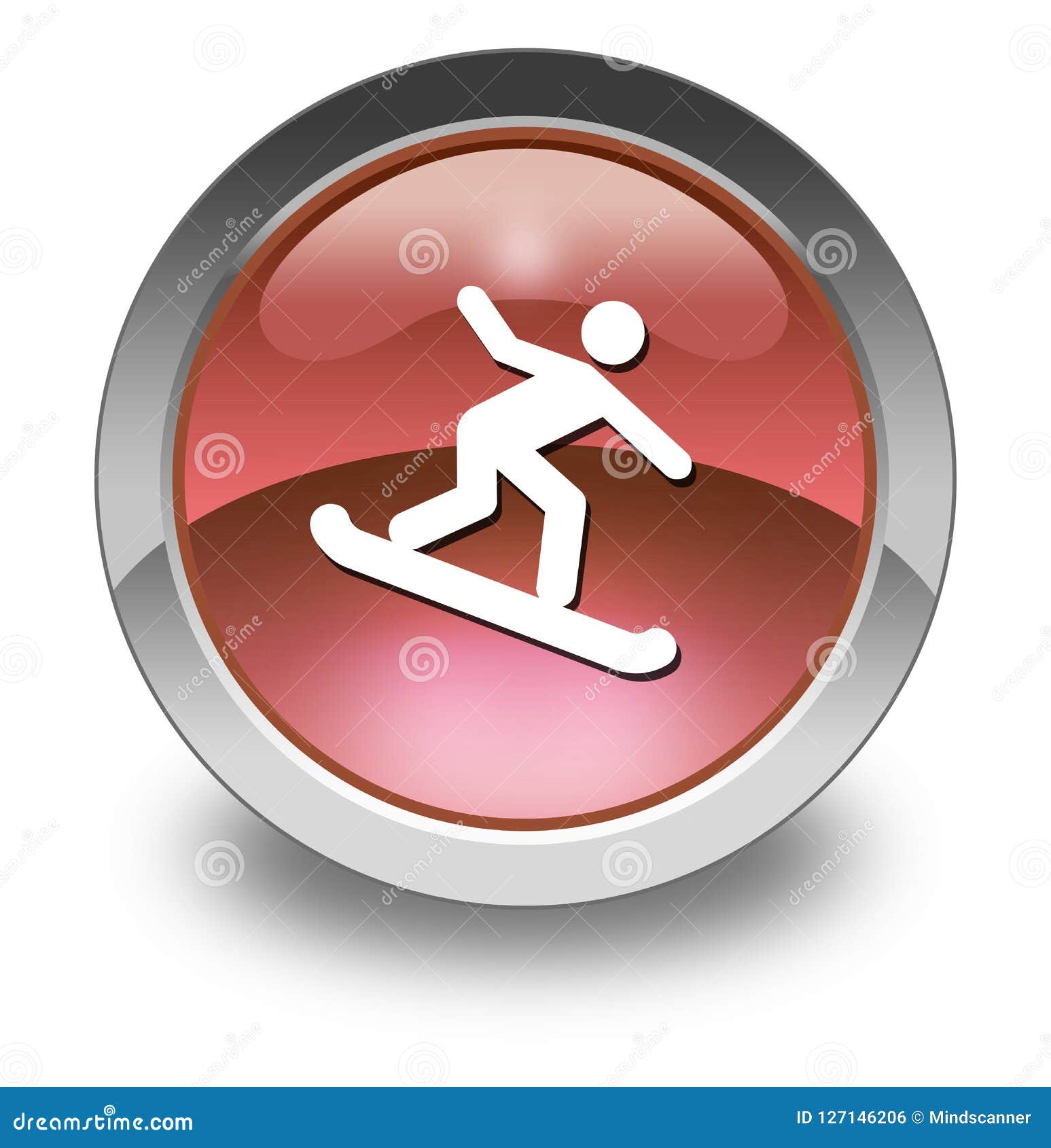 Icon, Button, Pictogram Snowboarding Stock Illustration - Illustration ...