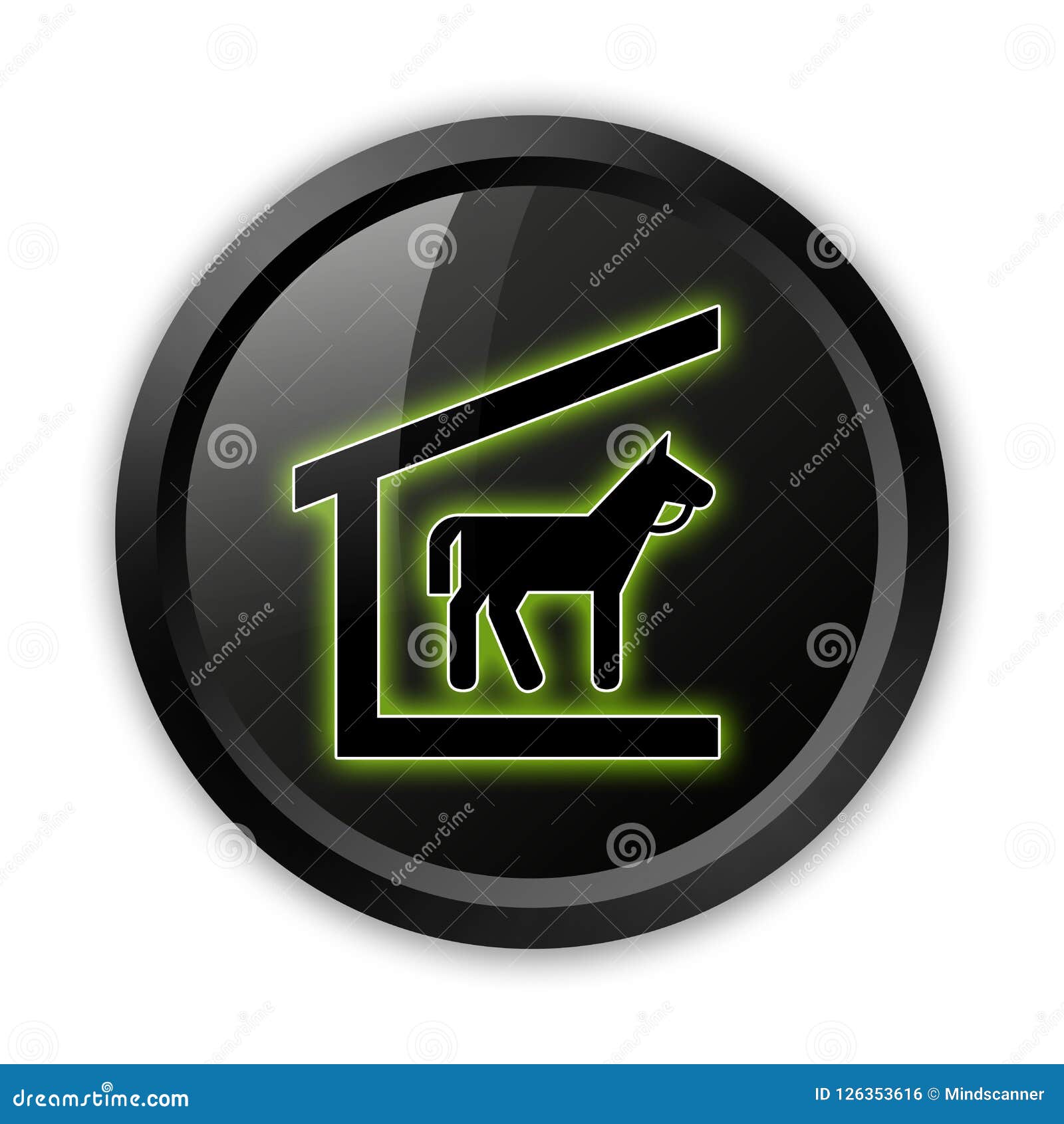 Icon, Button, Pictogram Stable Stock Illustration - Illustration of ...