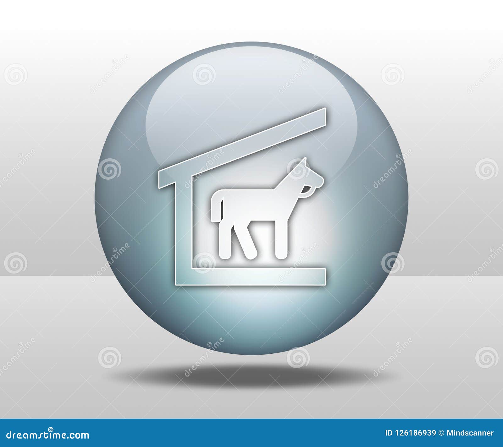 Icon, Button, Pictogram Stable Stock Illustration - Illustration of ...