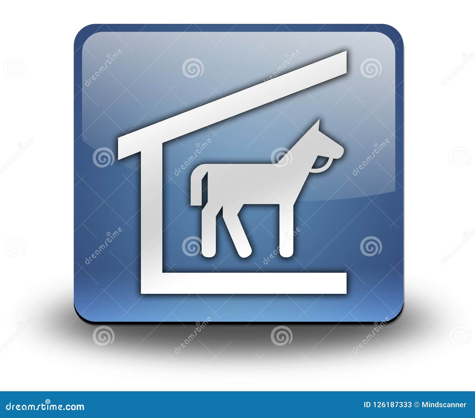 Icon, Button, Pictogram Stable Stock Illustration - Illustration of ...