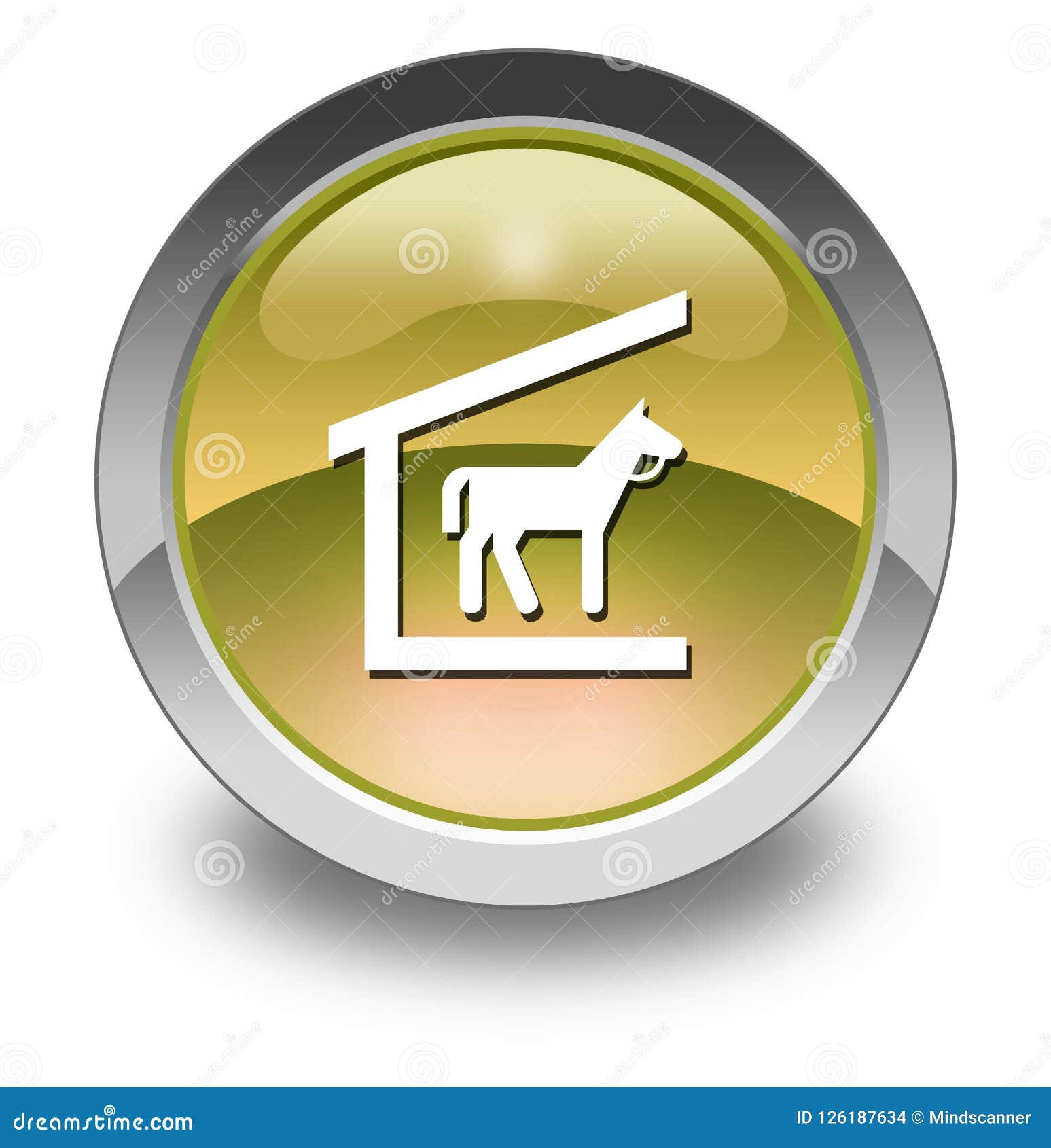 Icon, Button, Pictogram Stable Stock Illustration - Illustration of ...