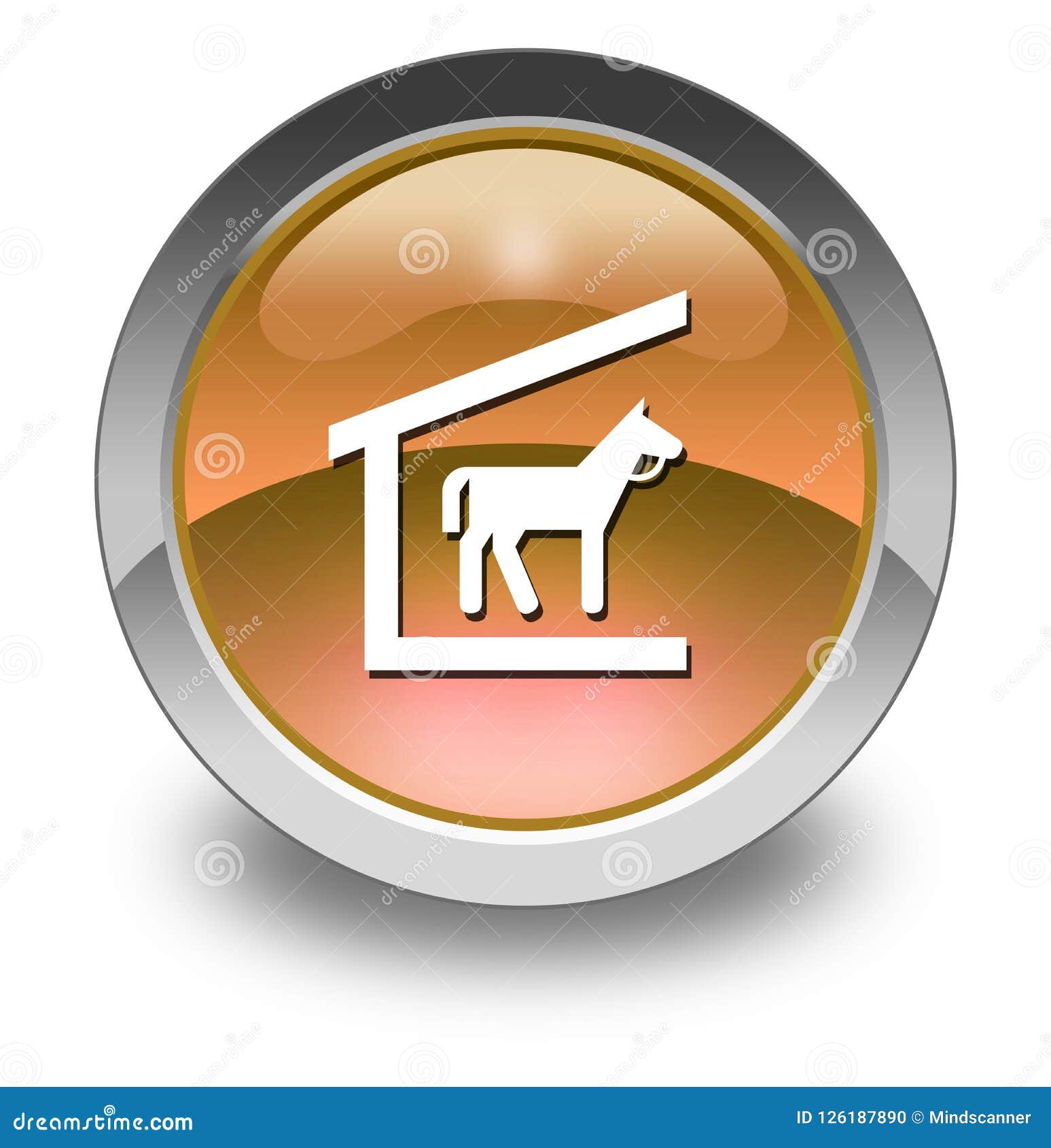 Icon, Button, Pictogram Stable Stock Illustration - Illustration of ...