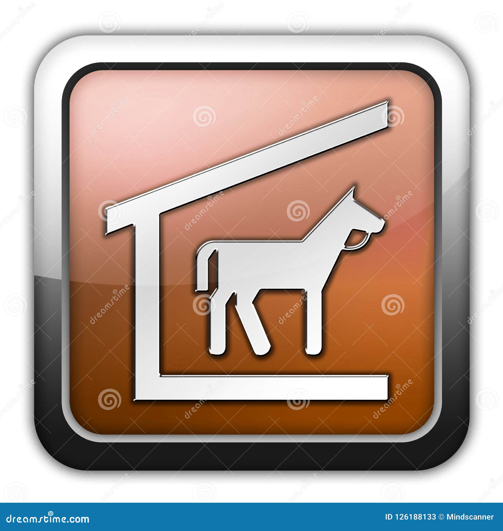 Icon, Button, Pictogram Stable Stock Illustration - Illustration of ...