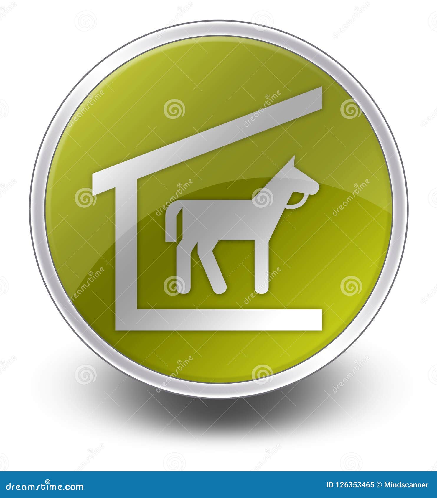 Icon, Button, Pictogram Stable Stock Illustration - Illustration of ...