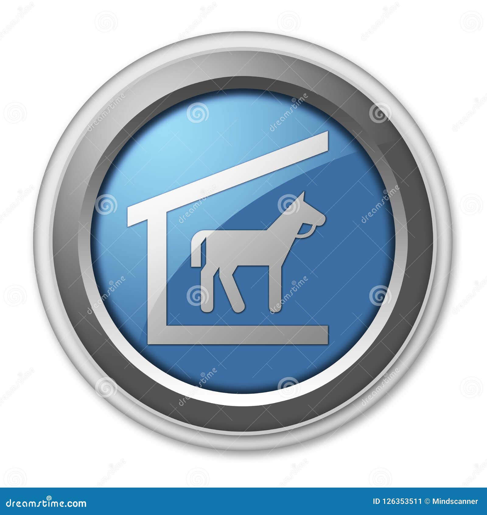 Icon, Button, Pictogram Stable Stock Illustration - Illustration of ...