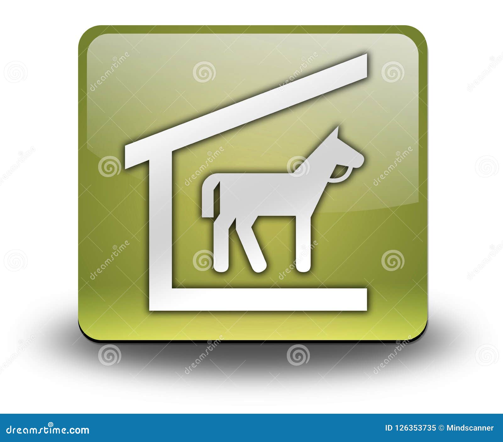 Icon, Button, Pictogram Stable Stock Illustration - Illustration of ...