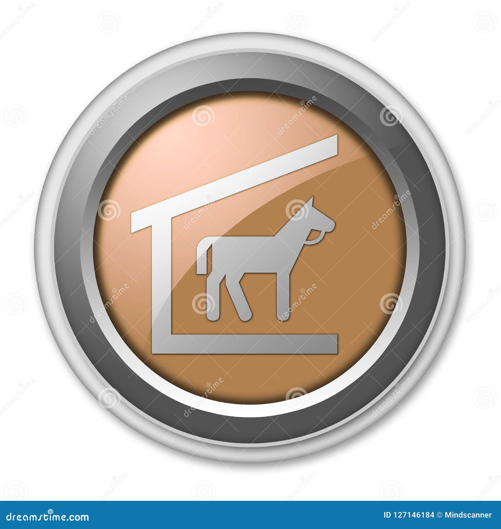 Icon, Button, Pictogram Stable Stock Illustration - Illustration of ...