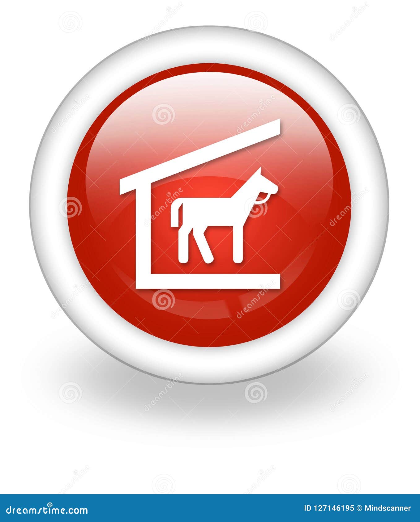 Icon, Button, Pictogram Stable Stock Illustration - Illustration of ...